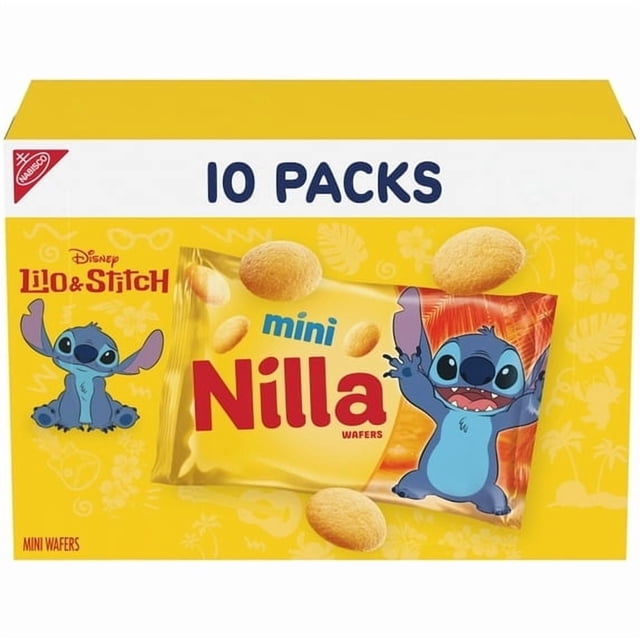 NILLA Wafers Mini Cookies, Vanilla Wafers, School Snacks, 10 Snack ...