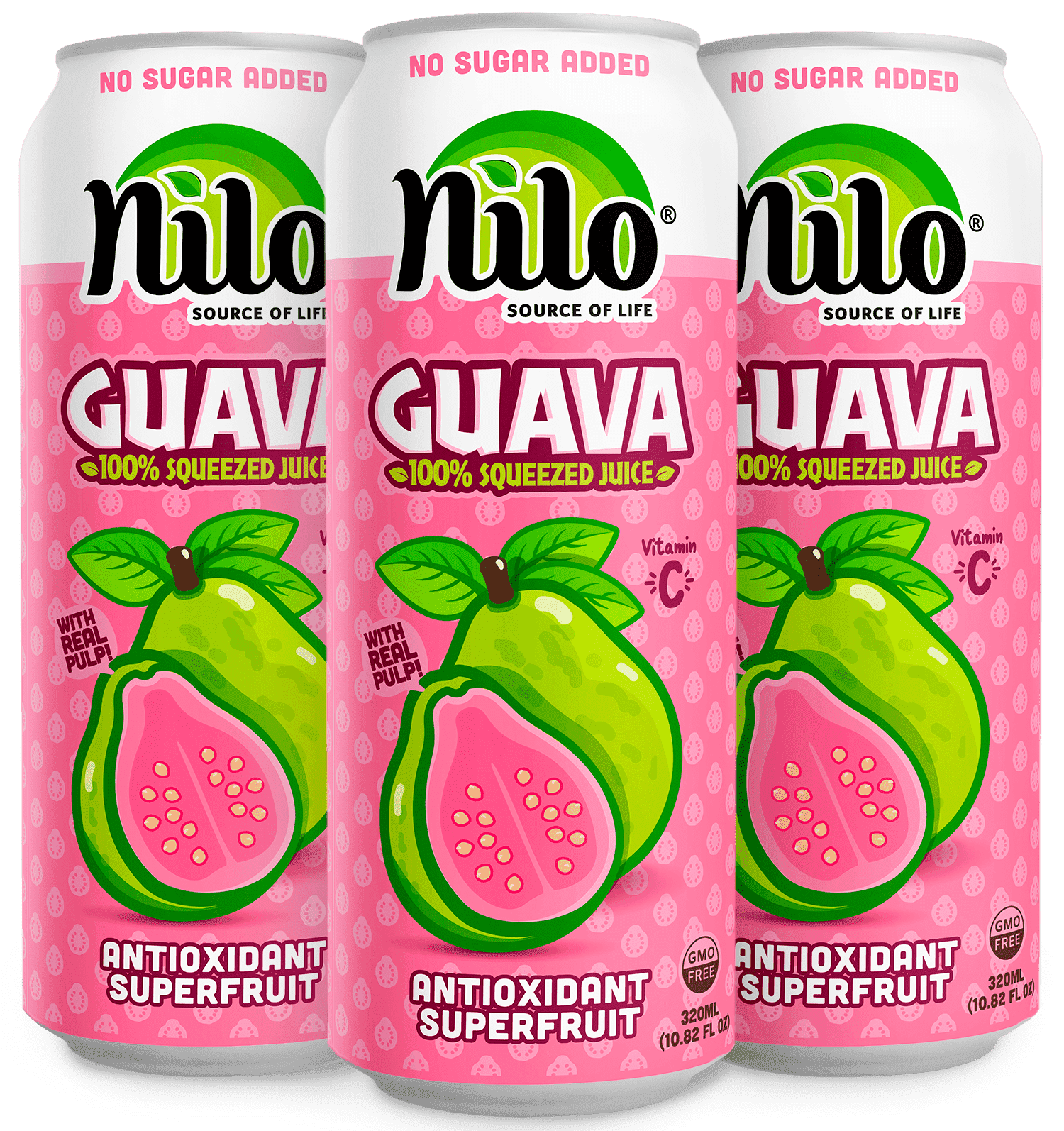 NILO Guava Juice | 100% Squeezed Guayaba Pink Guava | NO Sugar added ...