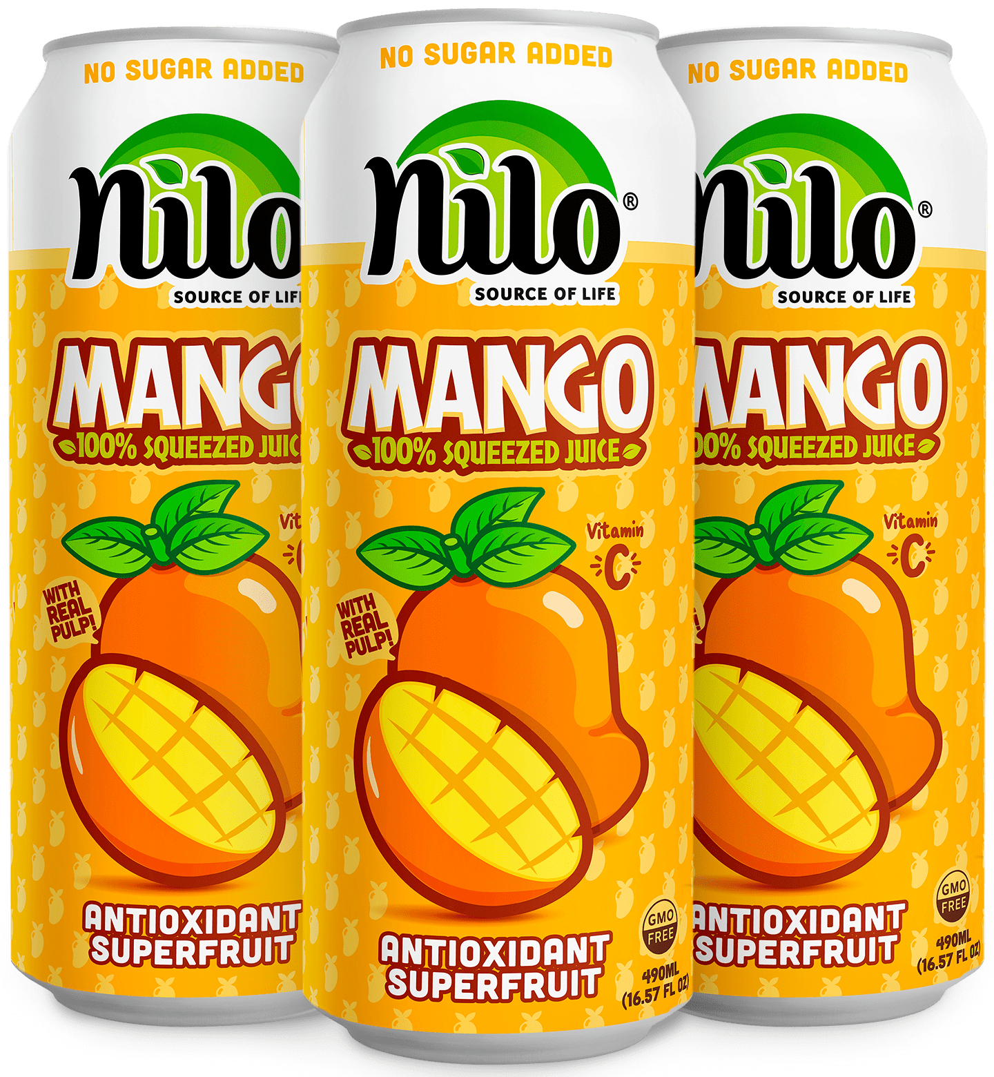 NILO Mango Juice, 16.57 oz, 12 Pack, 100% Squeezed, No Sugar Added, Not ...