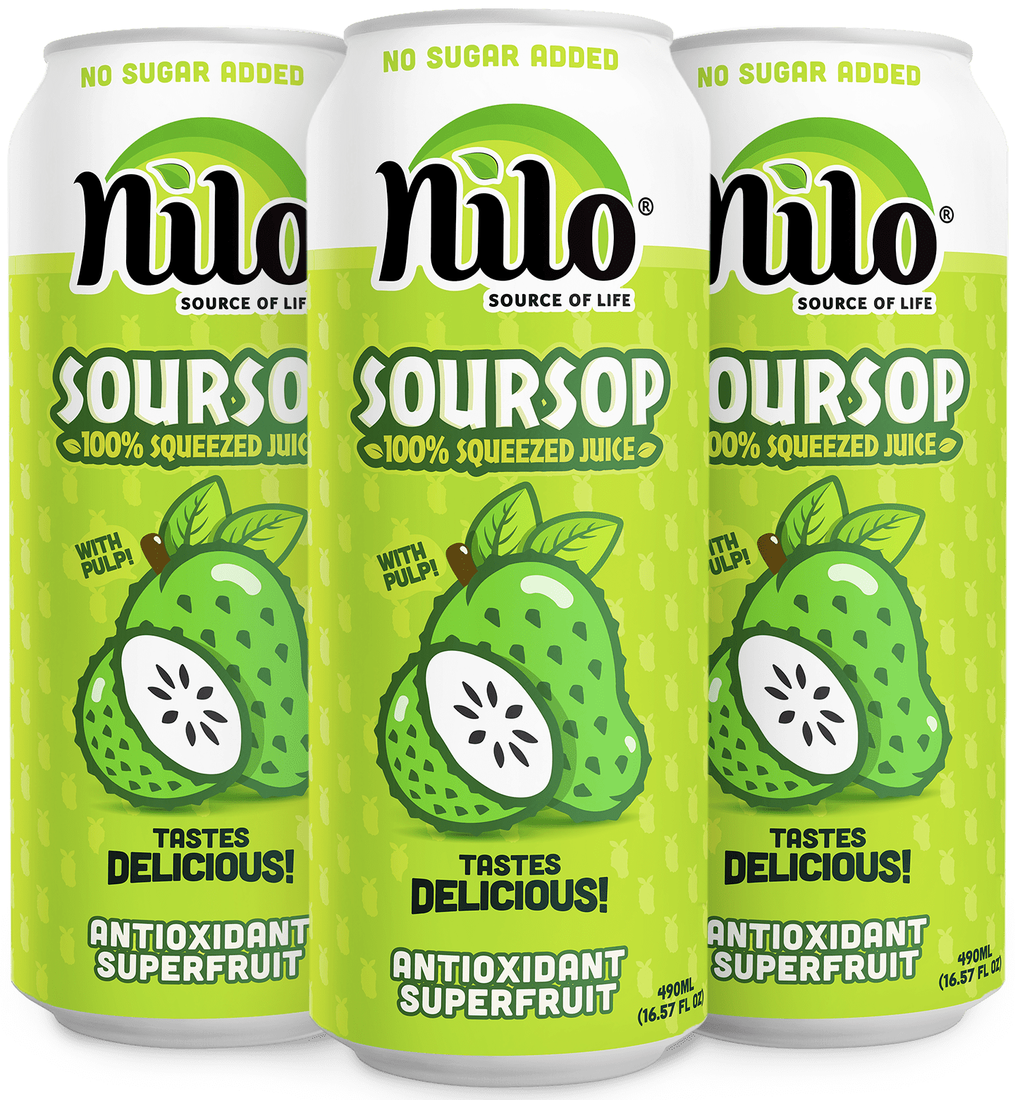 NILO Soursop Juice, 10.8 oz, 12 Pack, 100% Real Guanabana Soursop ...