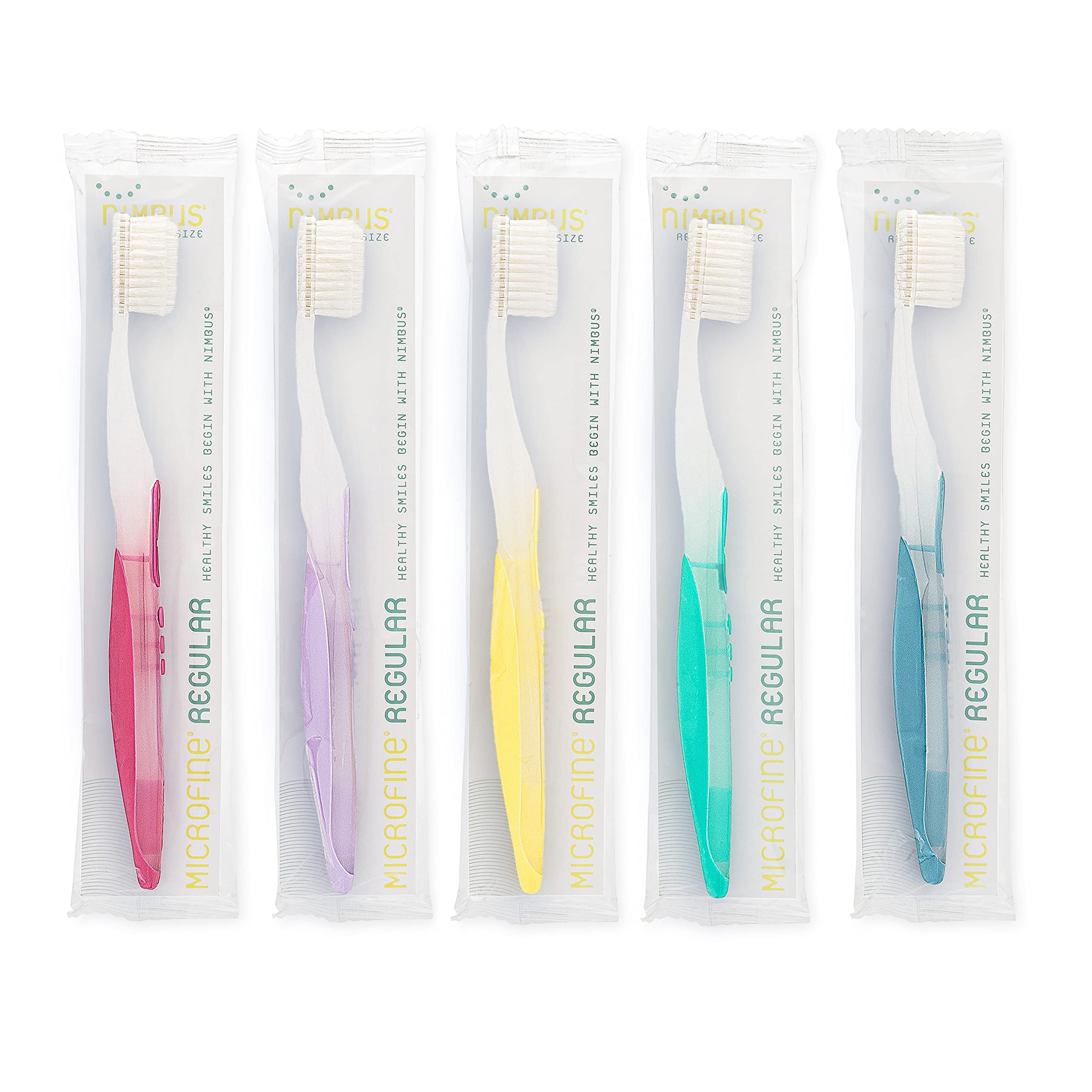 NIMBUS Extra Soft Toothbrushes (Regular Size Head), Periodontist Design ...