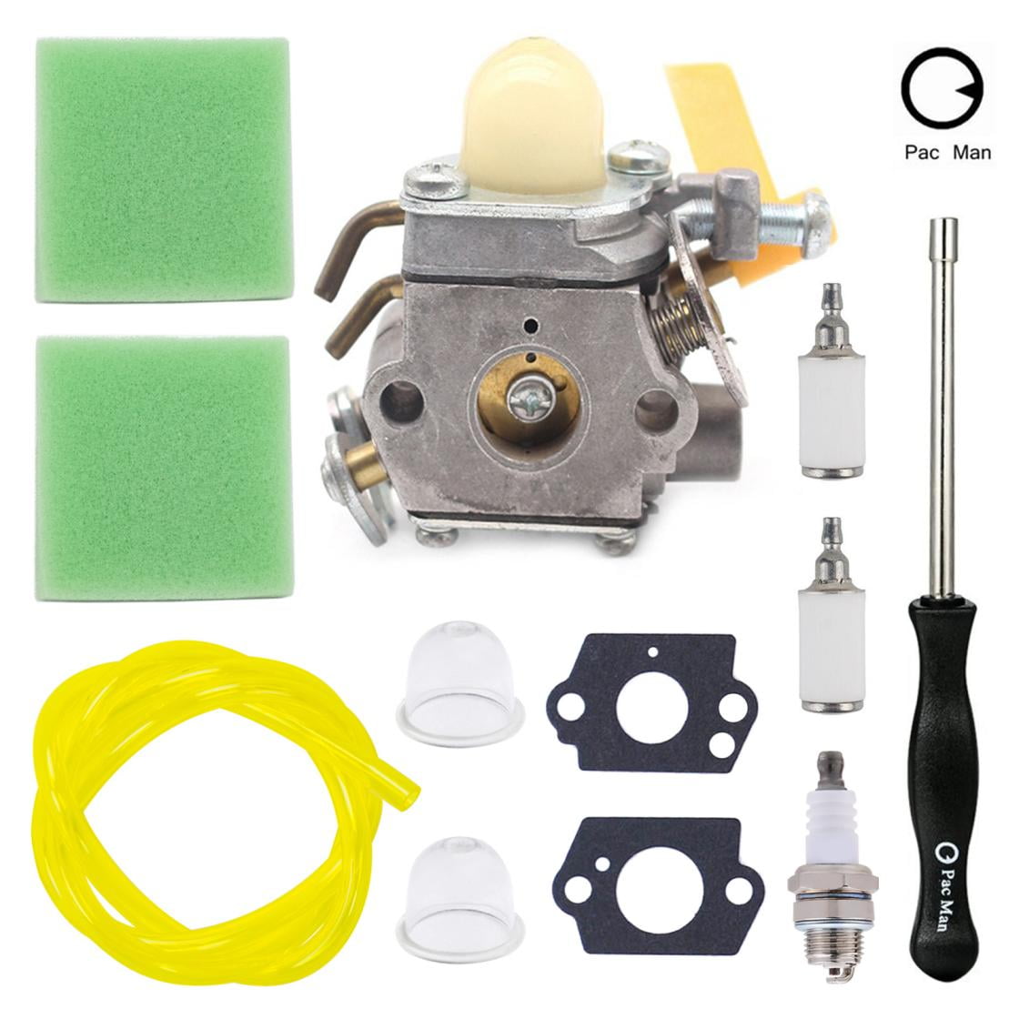 NIMTEK 26cc Carburetor for Homelite Ryobi Poulan 30cc Trimmer Blower C1U-H60 308054013 308054004 ...