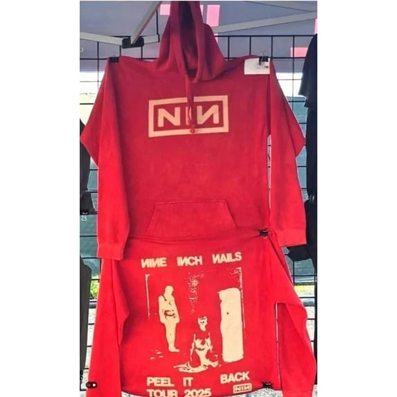 NIN Peel It Back T 2025 Nine! Inch Nails Hoodie Redesign for Gift ...