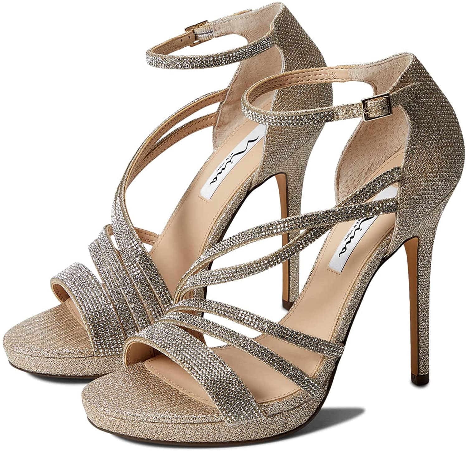 NINA Freyja Soft Platino Sandals - Walmart.com