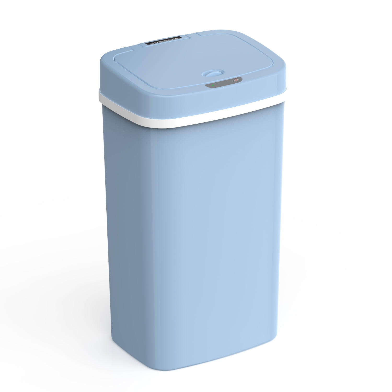 Nine Stars Automatic Nursery Trash Can, 4-Gallon Plastic, Motion Sensor ...