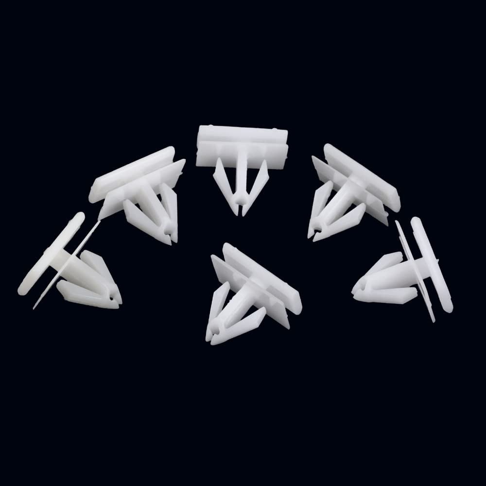 NINGFIST 30PCS Rocker Panel IFF17 Moulding Rivets, White Moulding Clips ...