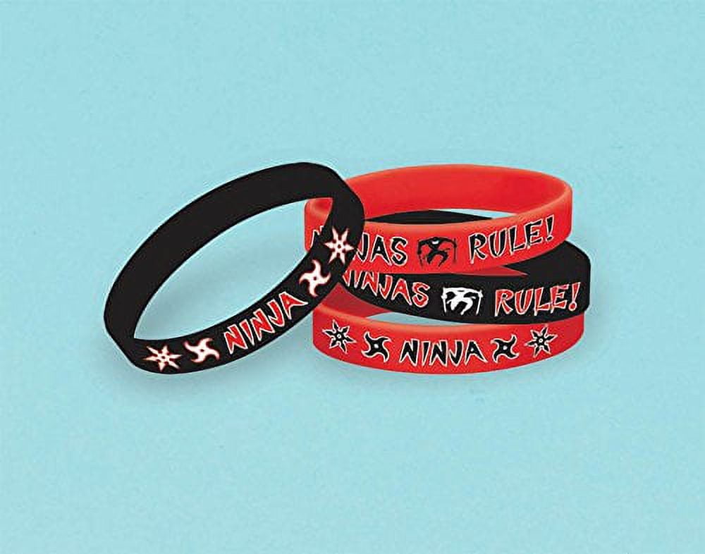 NINJA RUBBER BRACELETS - Walmart.com