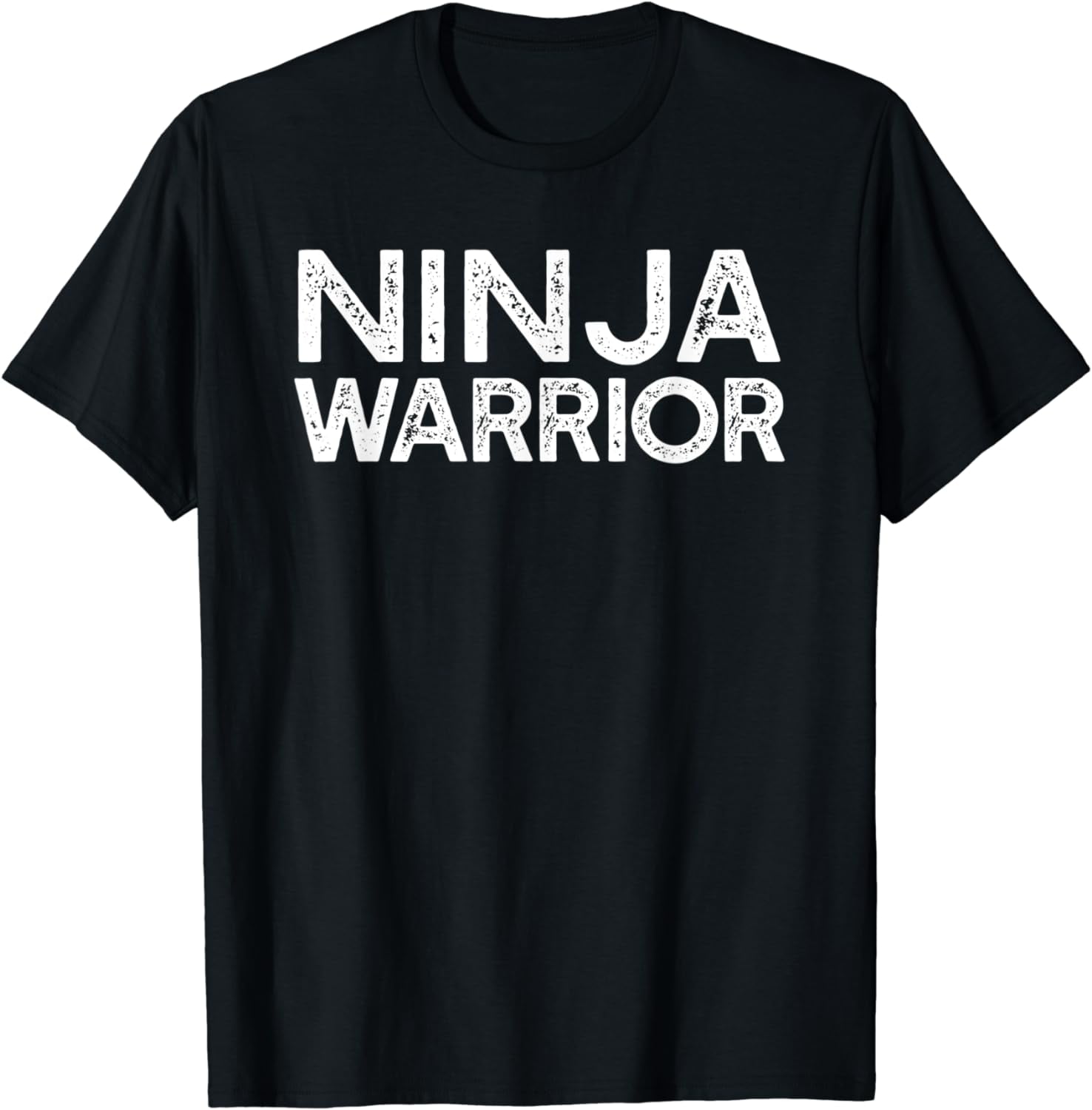 NINJA WARRIOR Parkour Meme Athlete Warriors T-Shirt Graphic & Letter ...