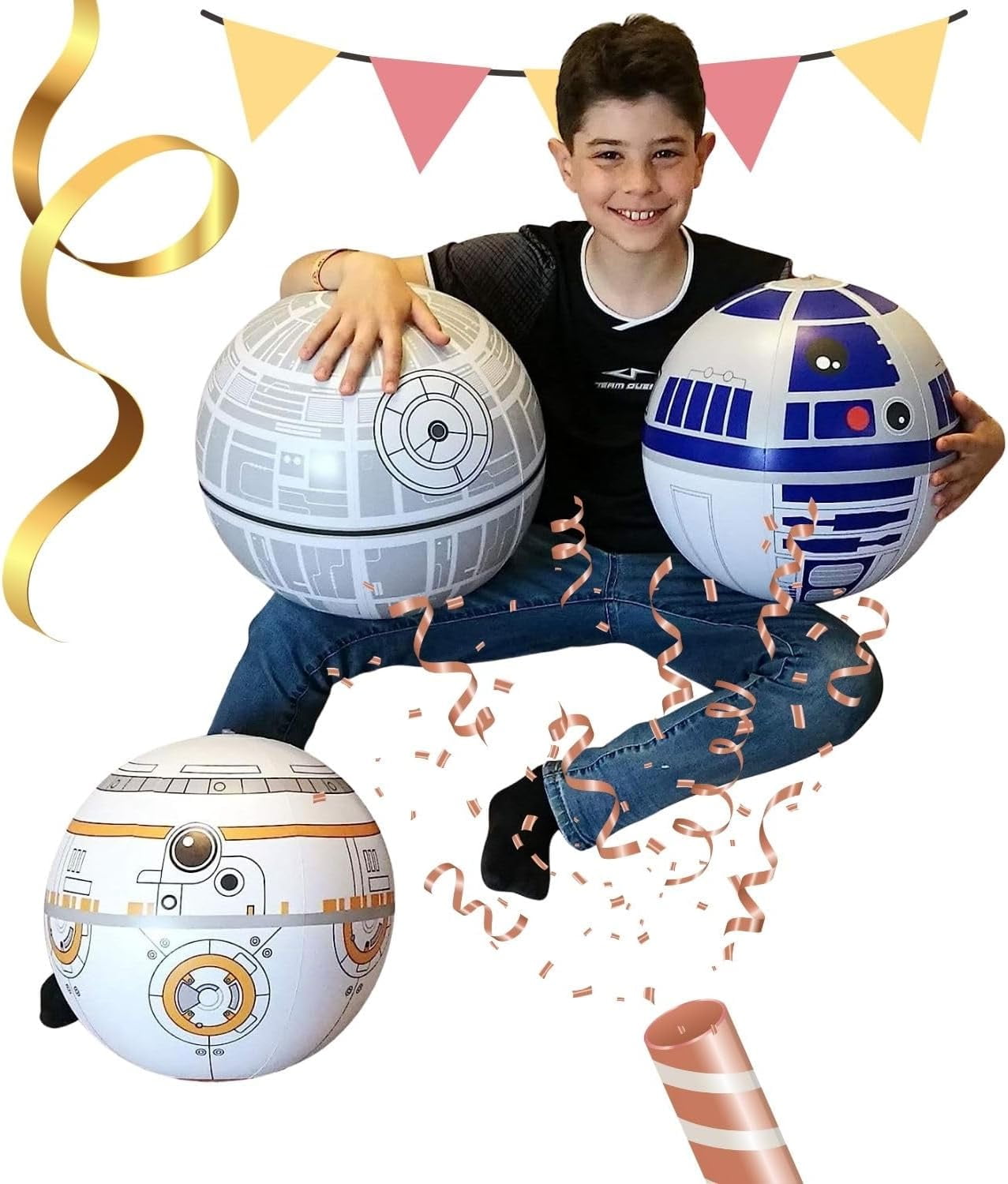 Large Play Balls Set of 3 - Fun Indoor and Outdoor Gift - Can Use for ...