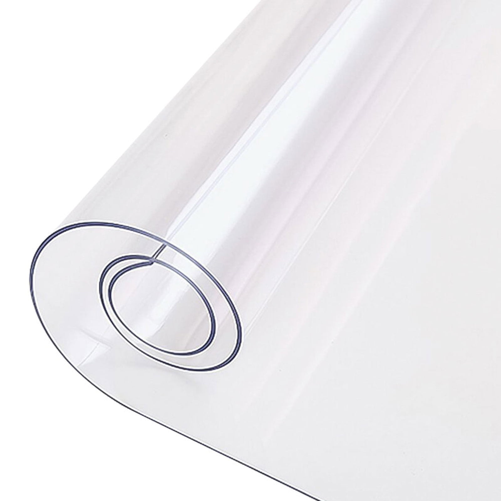 NINSEN 1mm Clear Table Protector Wipeable Dining Tablecloth Desk Pad ...