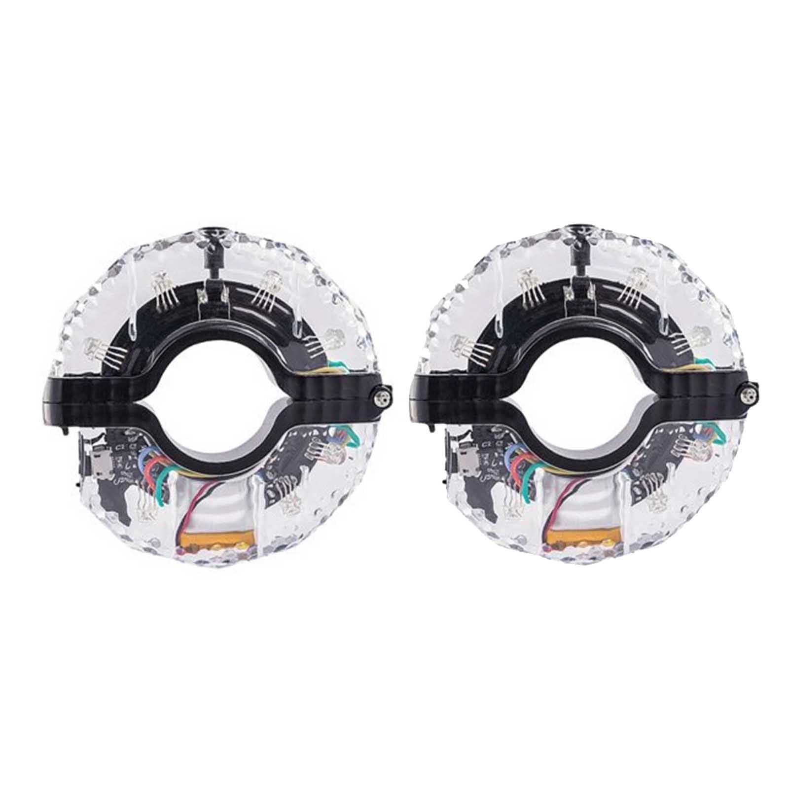 NINSEN Rechargeable LED Bike Wheel Hub Lights, Waterproof Cycling Spoke ...