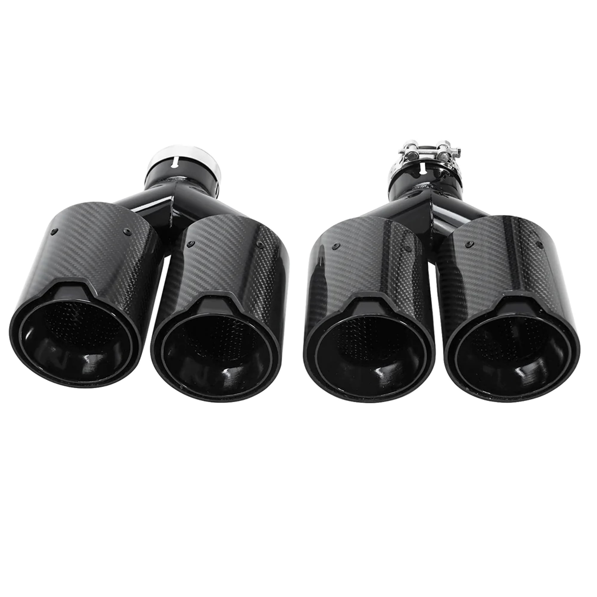 NINTE Dual Exhaust Tips for BMW F22 F23 F30 F31 F32 F33 F36 Carbon ...