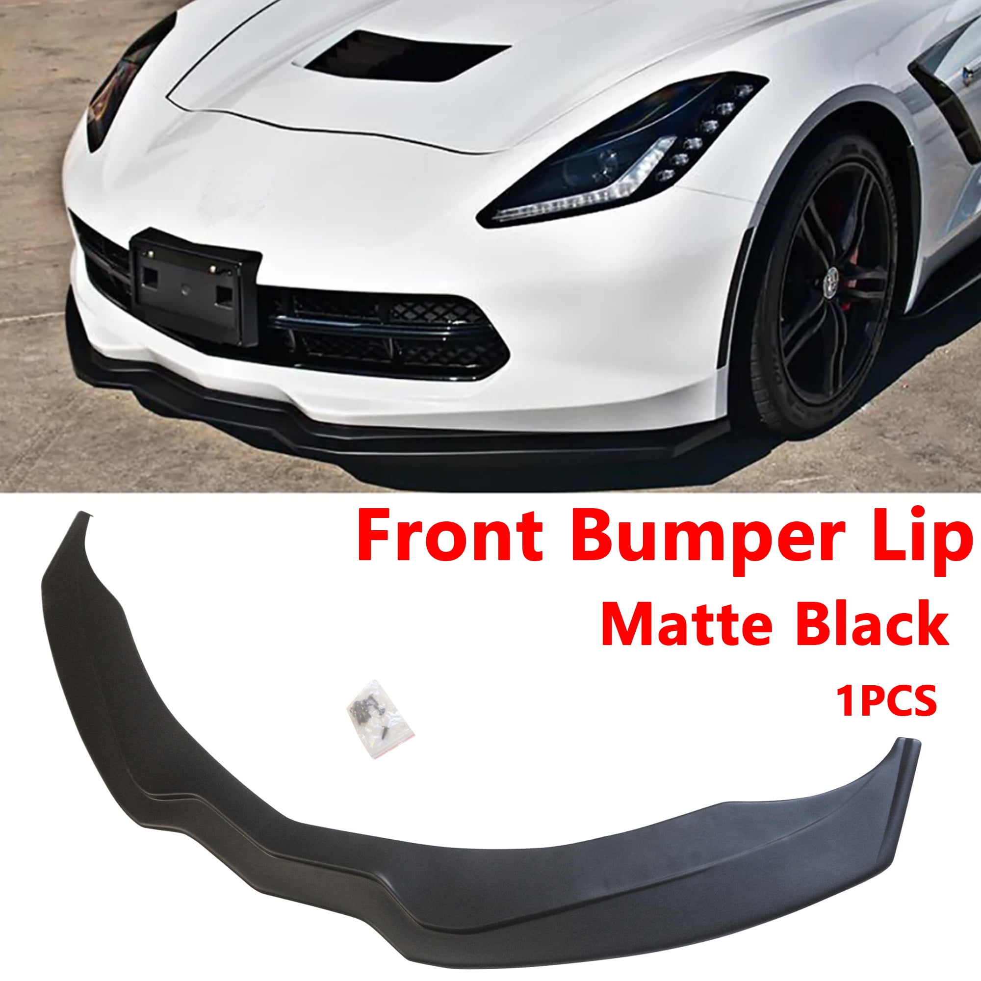 NINTE Front Bumper Lip for 2014-19 Chevy Corvette C7 STG Stage 2 Z06 ...