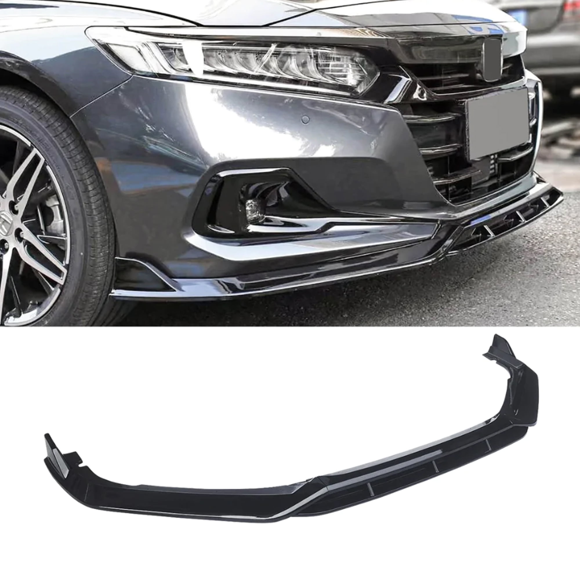 NINTE Front Bumper Lip for 2021-2022 Honda Accord Facelift 10.5th ...