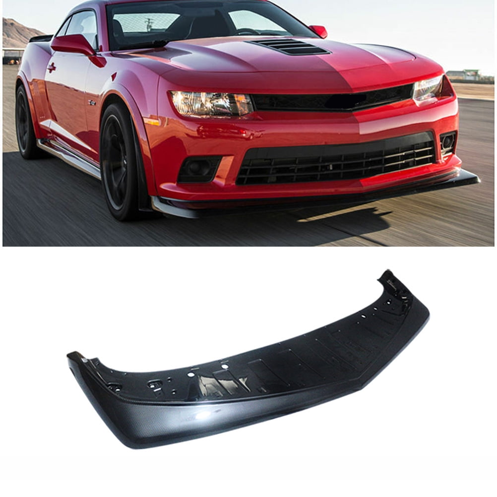 NINTE Front Bumper Lip for Chevrolet Camaro Z28 2014-2015 Carbon Fiber ...
