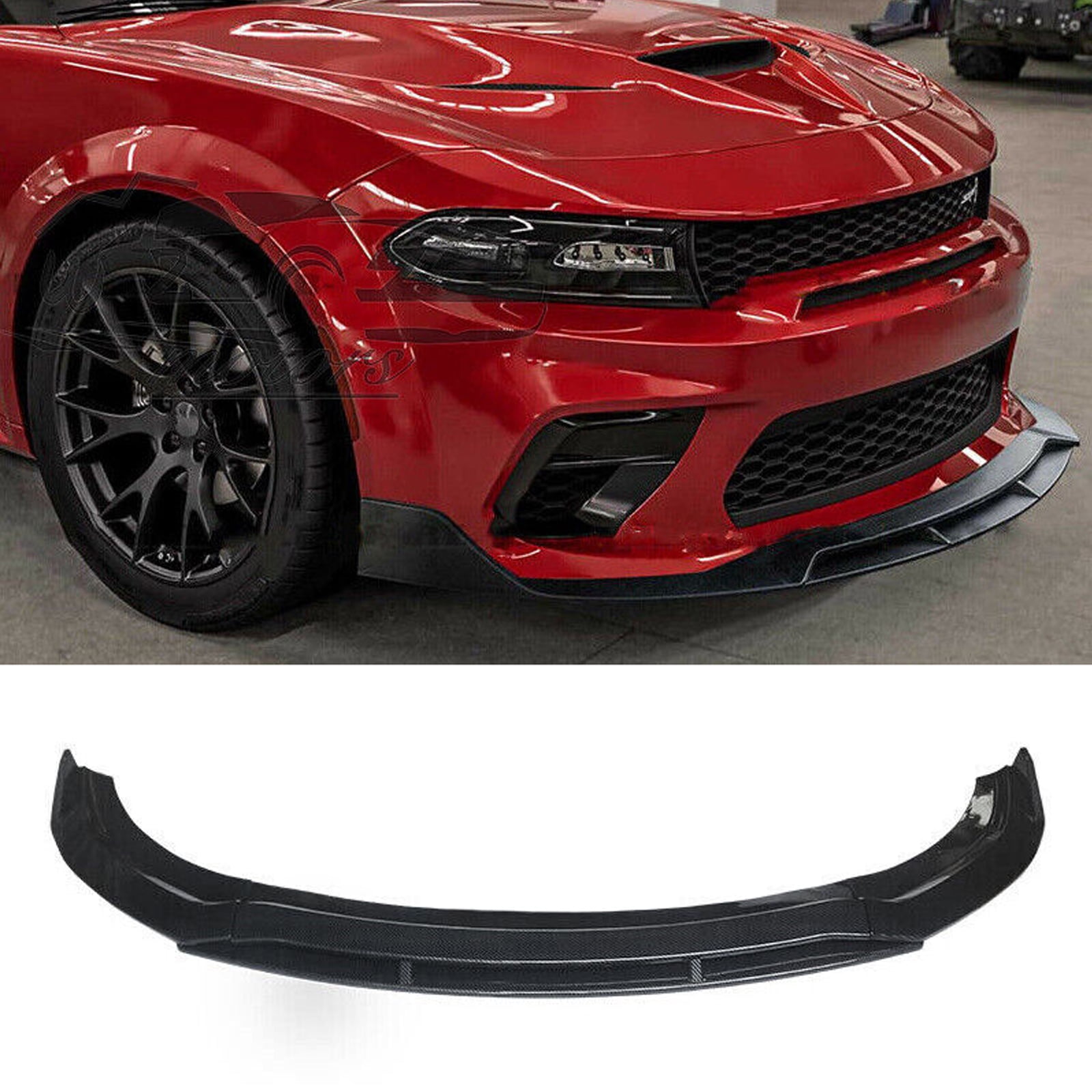 NINTE Front Lip Fits 2020-2023 Dodge Charger Widebody Bumper Splitter ...