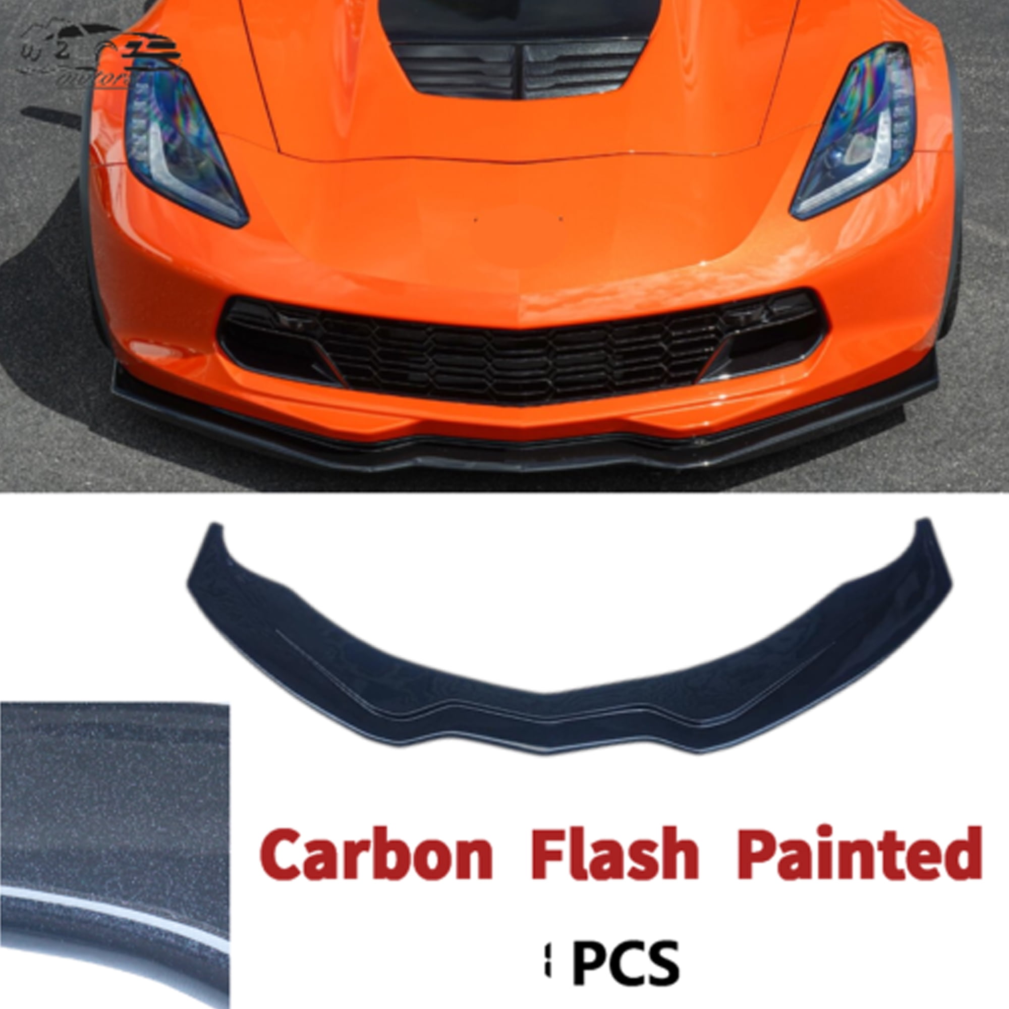 NINTE Front Lip for 2014-19 Corvette C7 Z06 Stingray Grand Sport Stage ...