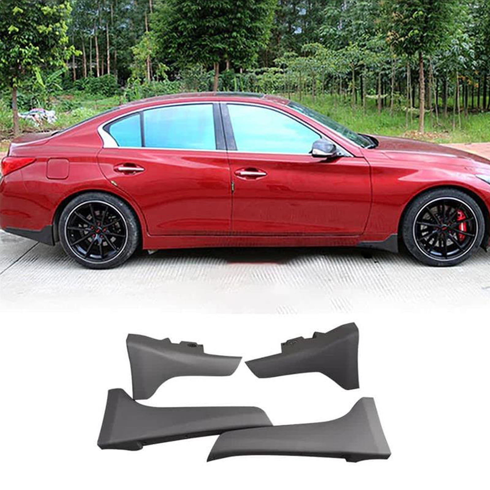 NINTE Mud Guard for 2014-2023 Infiniti Q50 OE Style Unpainted Splash ...