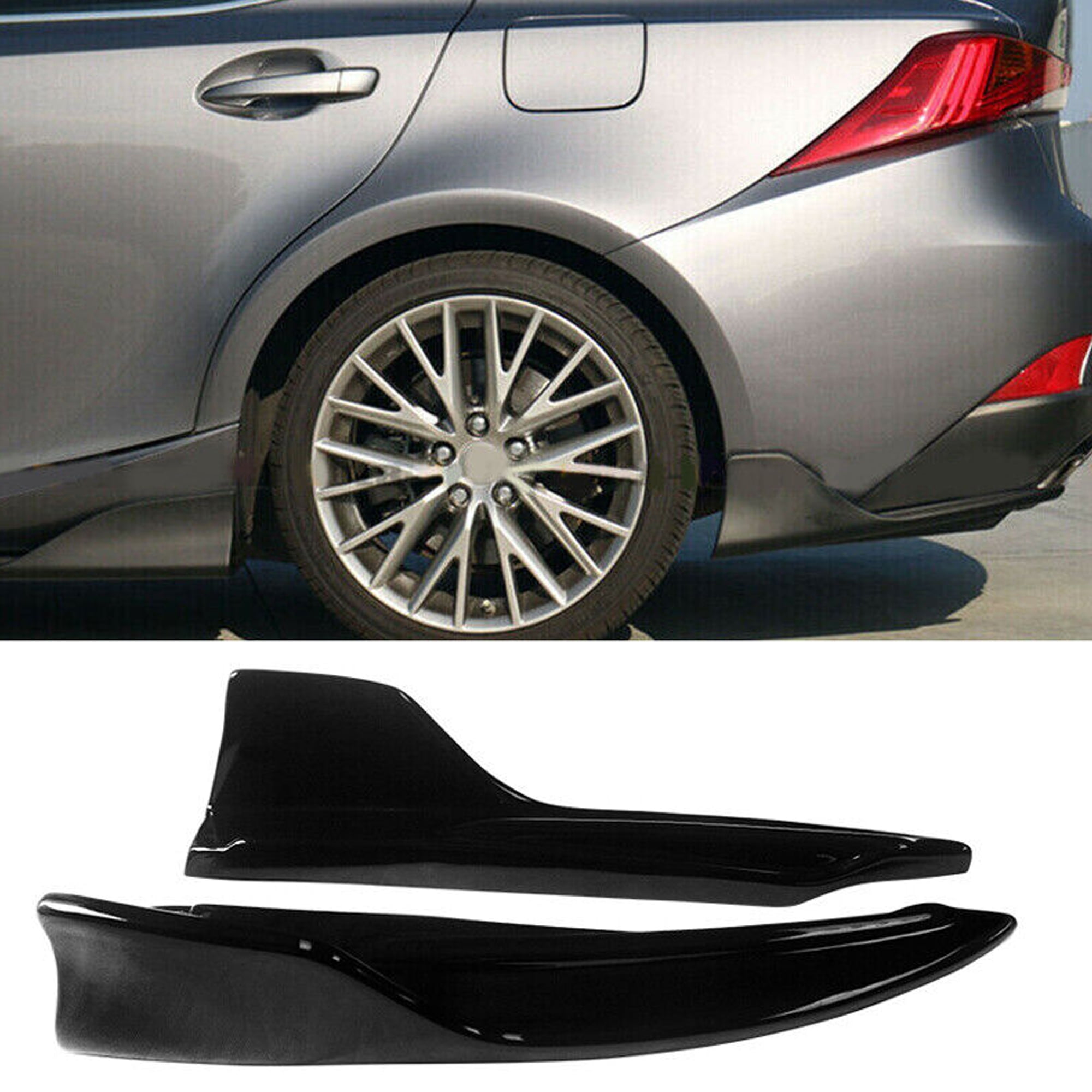 NINTE Rear Bumper Splitter for 2014-2020 Lexus IS250 IS300 IS350 JDM ...