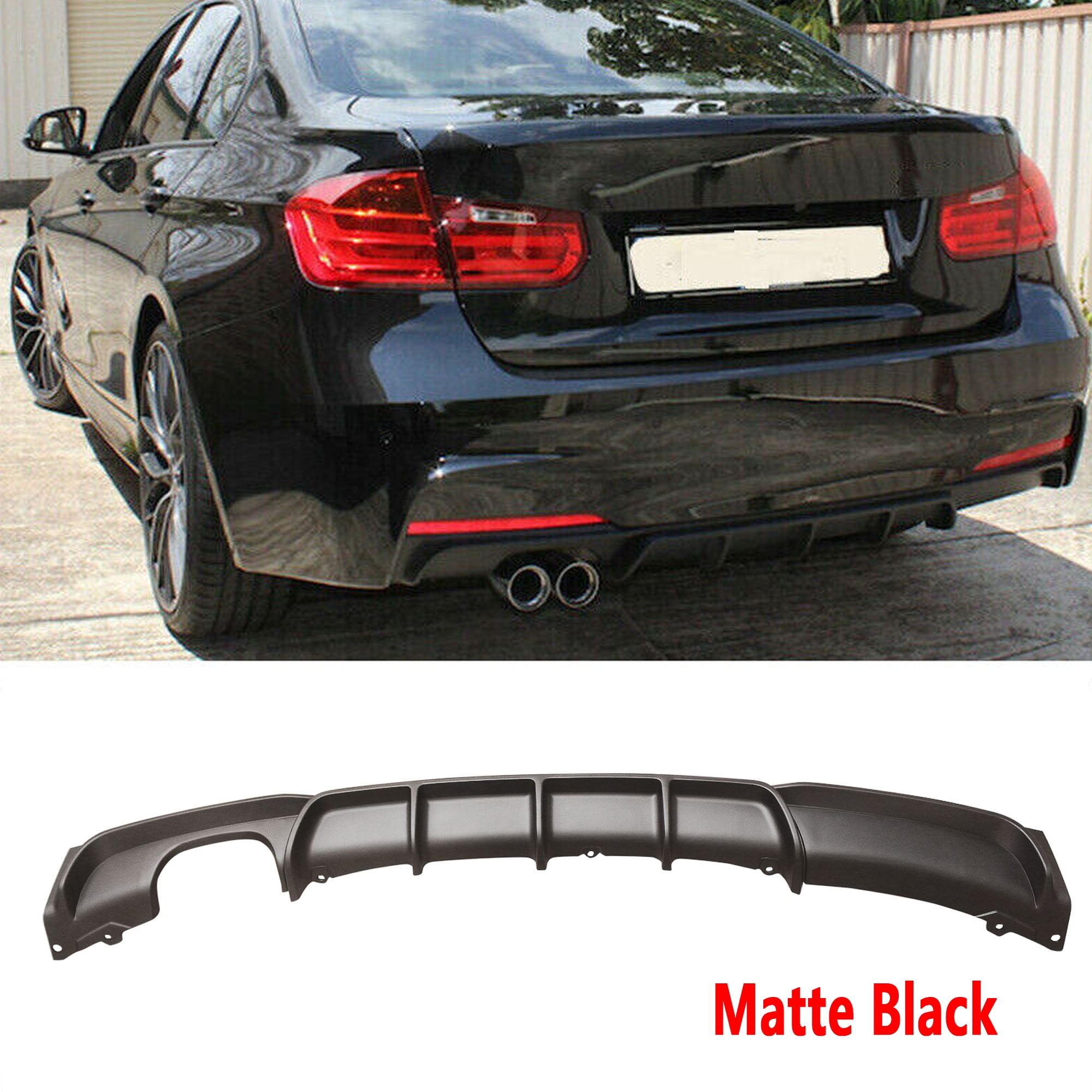 NINTE Rear Diffuser Car Lip Side Skirt Body Kit for BMW 3-Series F30 ...