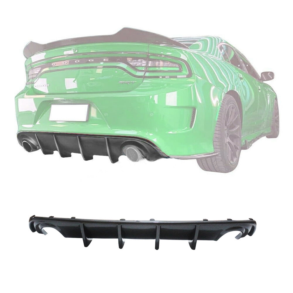 NINTE Rear Diffuser for Dodge Charger 15-18 RT & 15-21 SXT SE Bumper ...