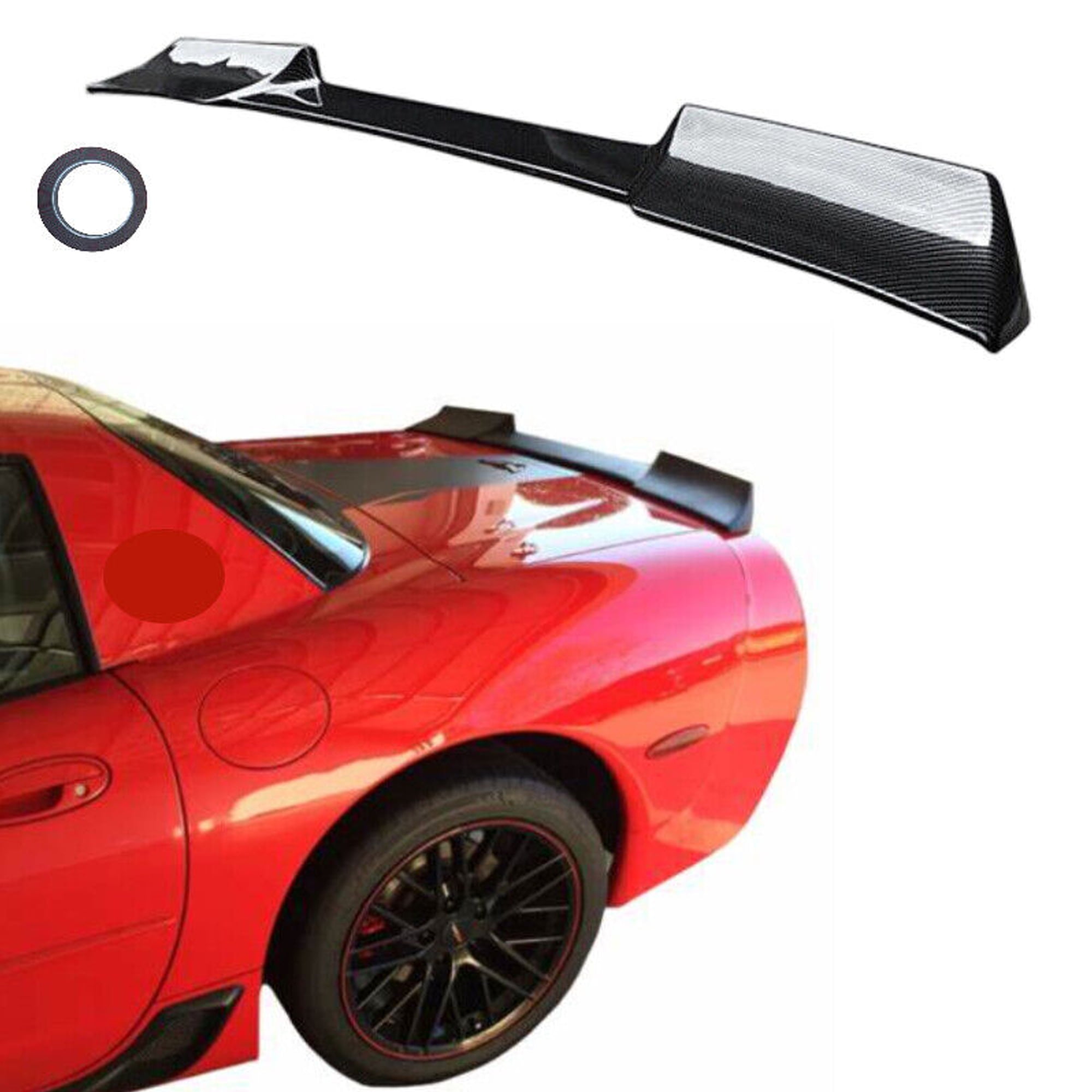 1997 Corvette Spoilers Corvette Rear Wing, Low Profile Coupe,