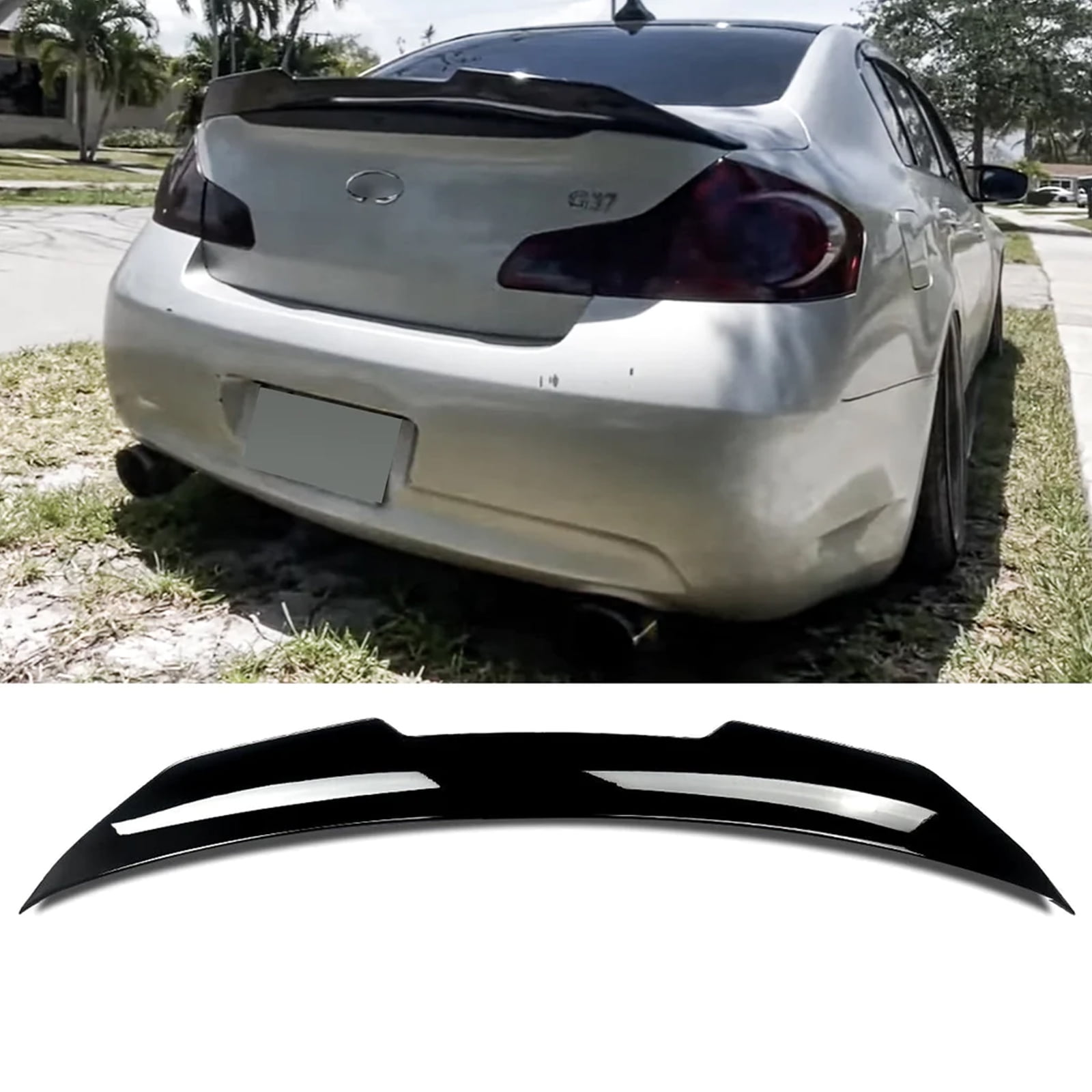 NINTE Rear Spoiler for 2007-2015 Infiniti G35 G37 4 Doors Sedan Model ...