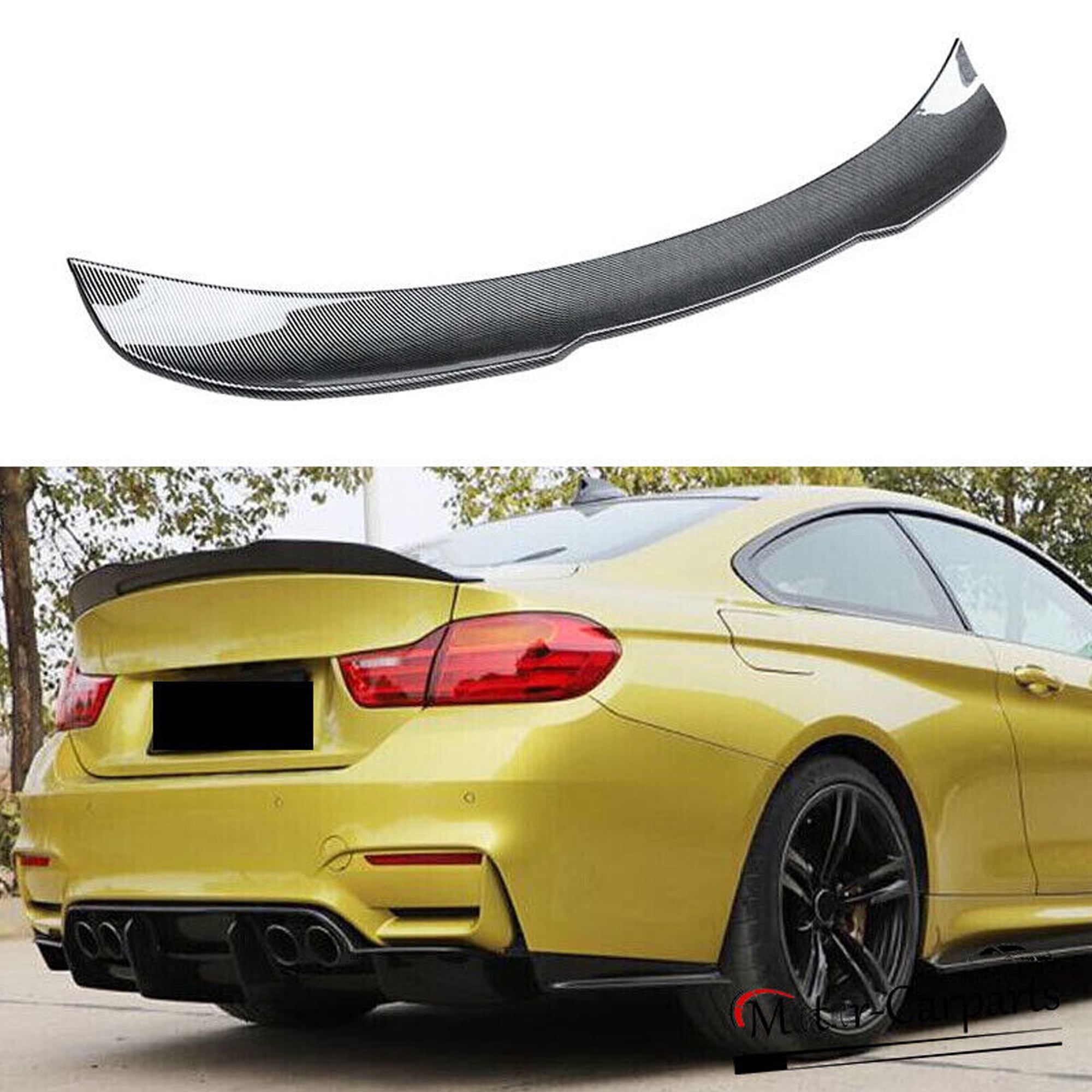 NINTE Rear Spoiler for 2013-2018 BMW F82 M4 PSM Style ABS Painted Tail ...