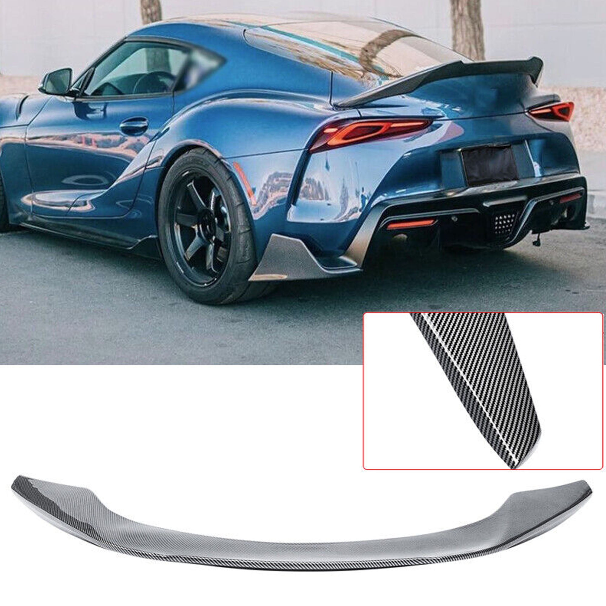 NINTE Rear Spoiler for 2020-2022 Toyota Supra GR A90 A91 2D Back Wing ...