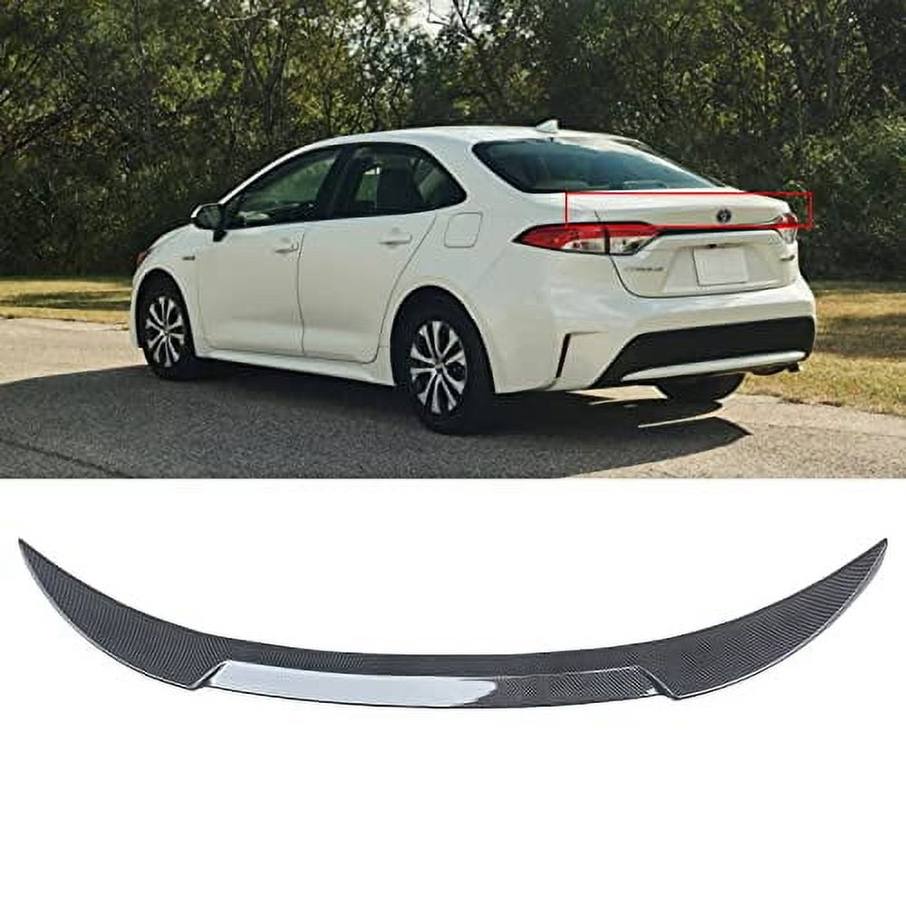 NINTE Rear Spoiler for 2020-2024 Toyota Corolla Sedan Carbon Fiber ...