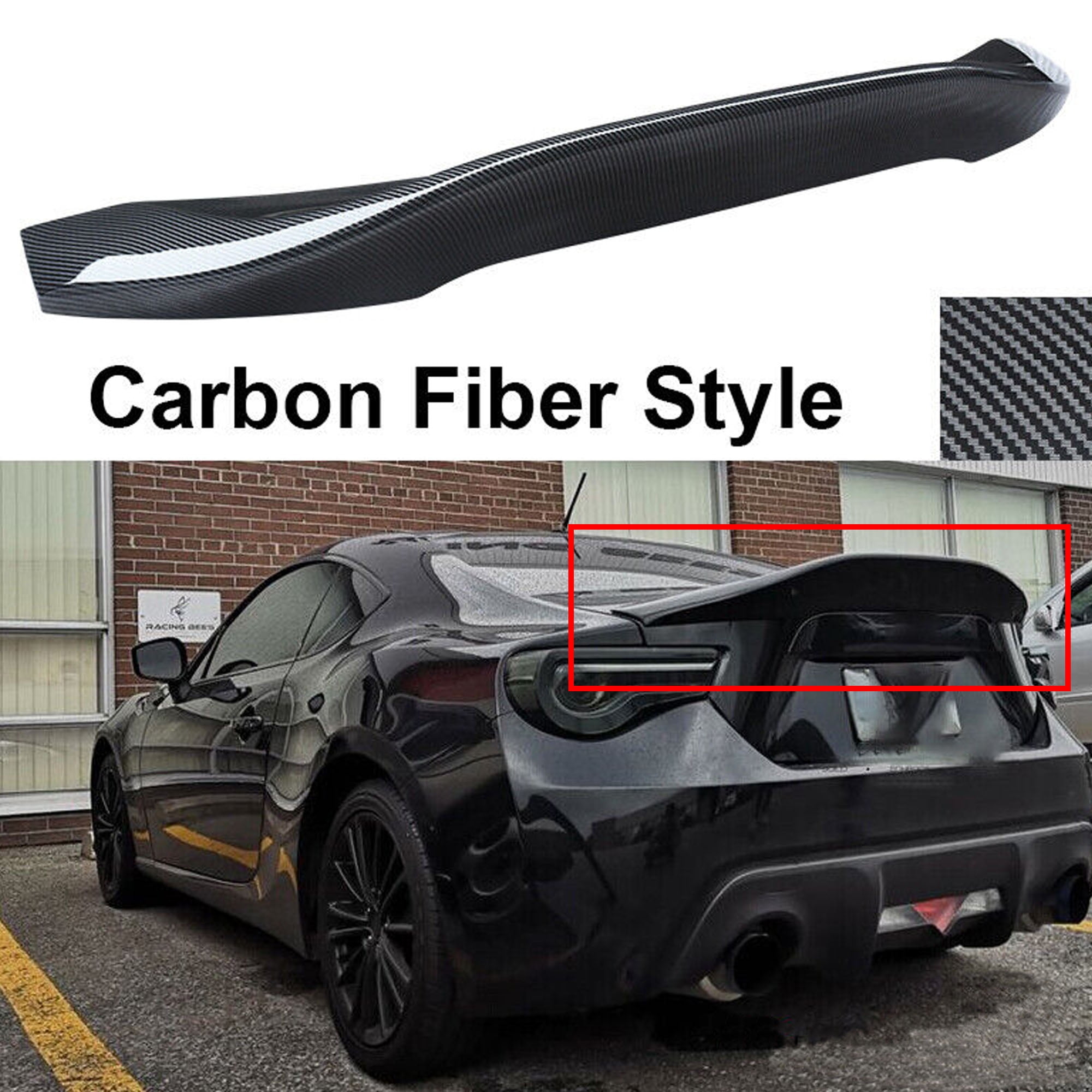 NINTE Rear Trunk Spoiler for 13-16 Scion FRS 13-20 Subaru BRZ 17-20 ...