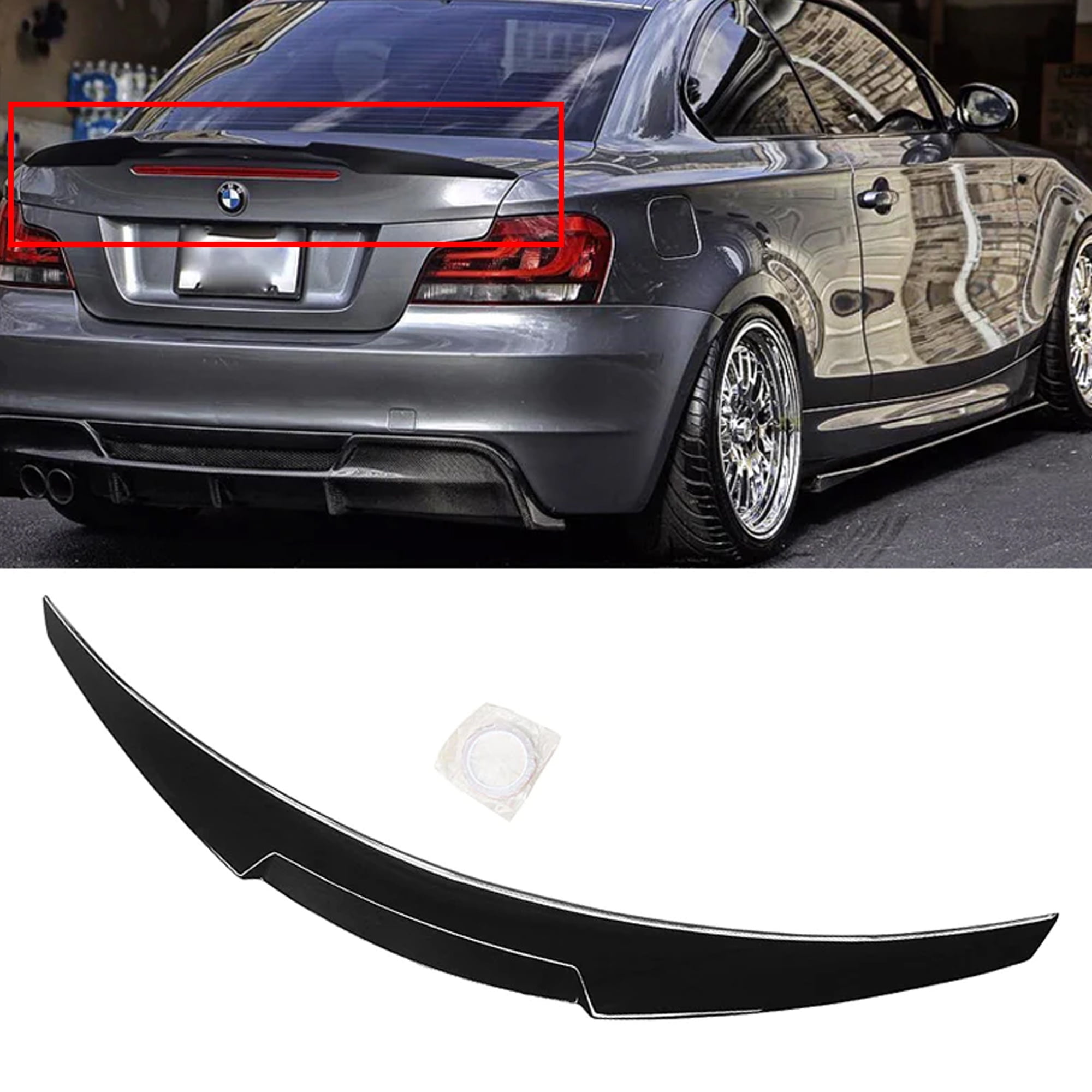 NINTE Rear Wing Spoiler for 2008-2013 BMW 1 Series E82 128i 135i 2DR ...