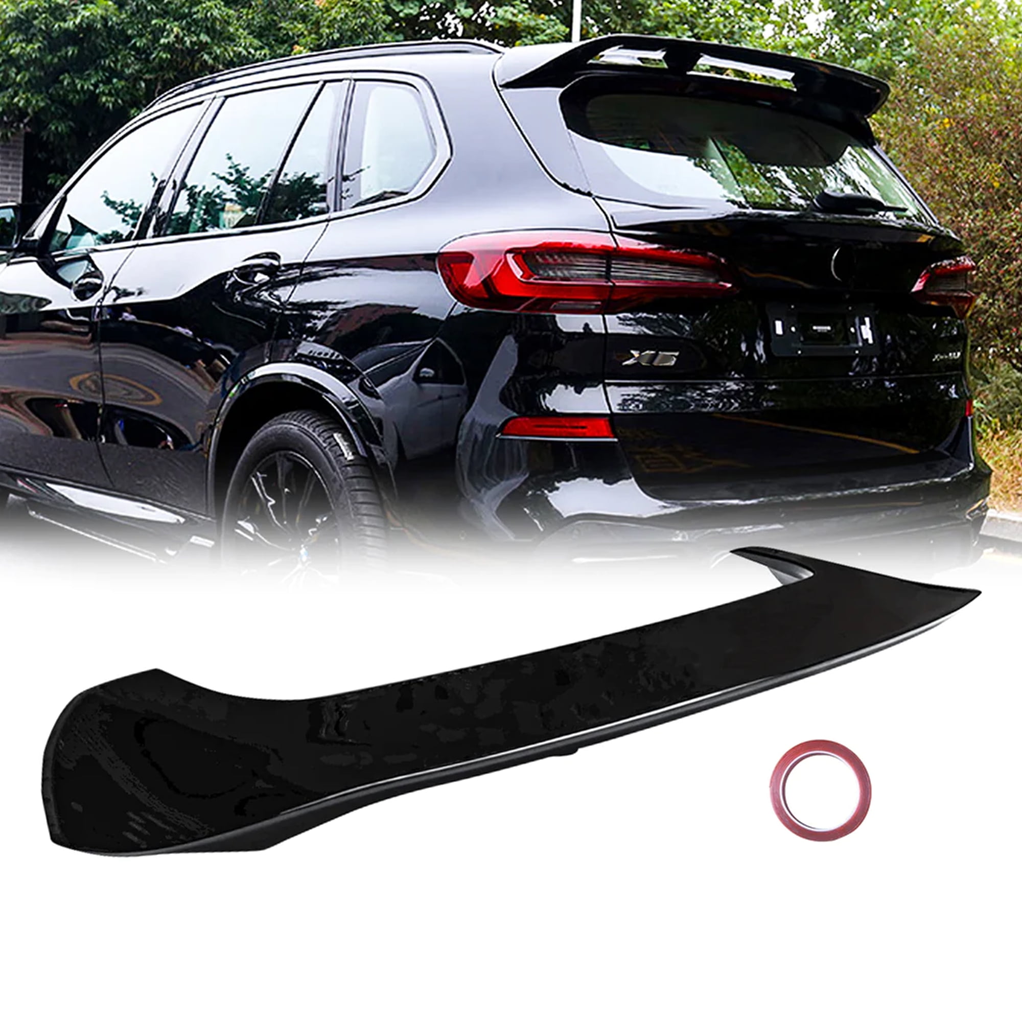 NINTE Roof Spoiler for 2019-2023 BMW X5 G05 ABS Rear Trunk Wing Spoiler ...