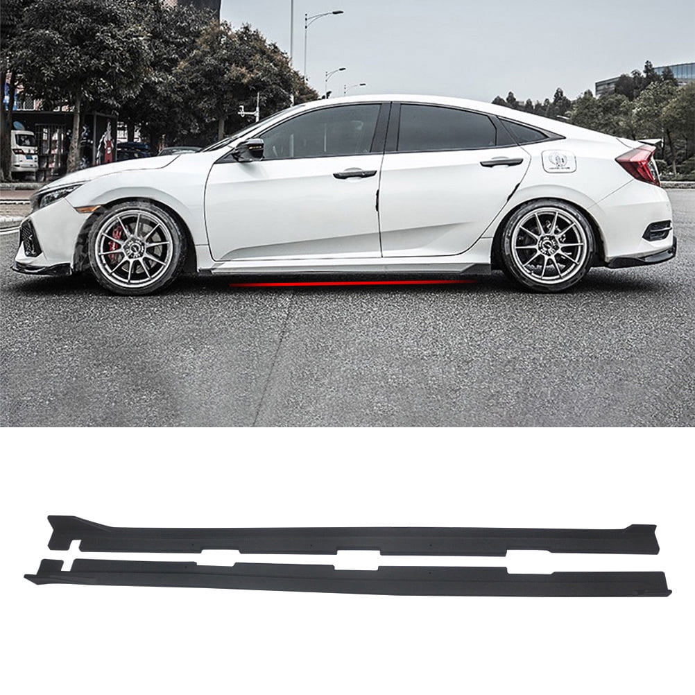 NINTE Side Skirt Extension Rocker Panel for 2016-2021 Honda CIVIC 10th ...
