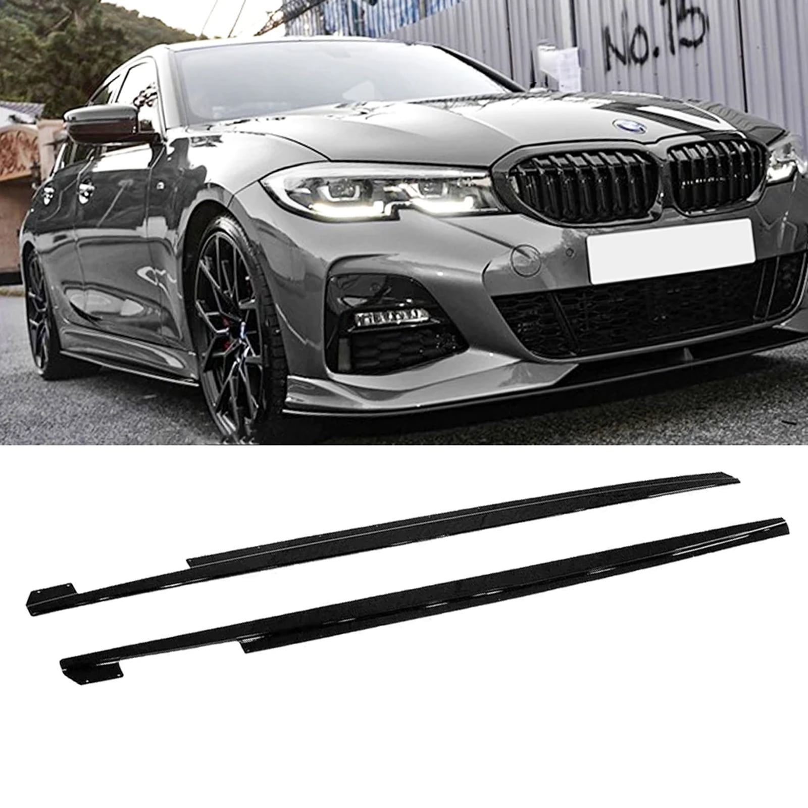 NINTE Side Skirt for 2019-2023 BMW 3 Series G20 G28 M Sport Rocker ...