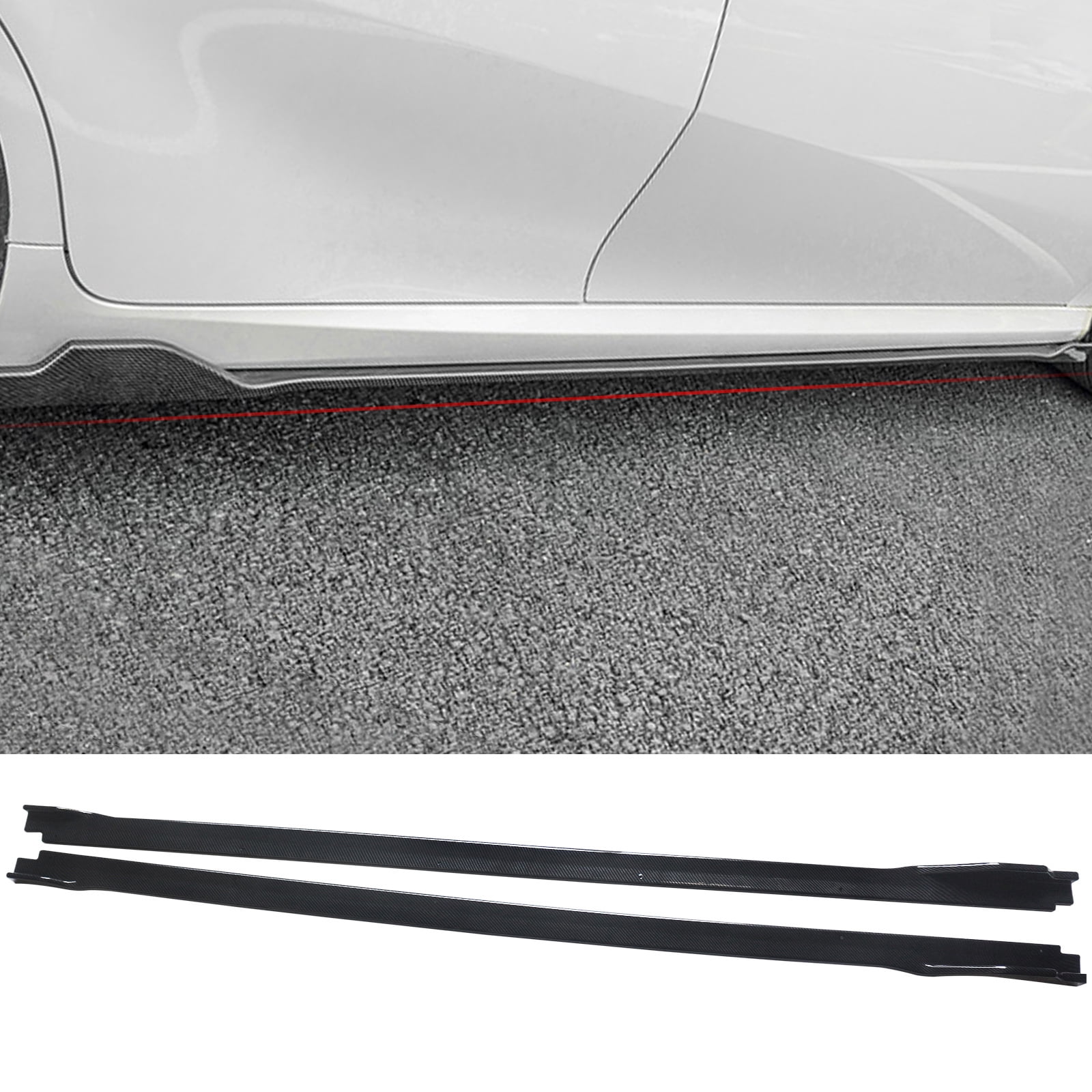 NINTE Side Skirts Extension Rocker Panel for 2018-2022 Toyota Camry ...