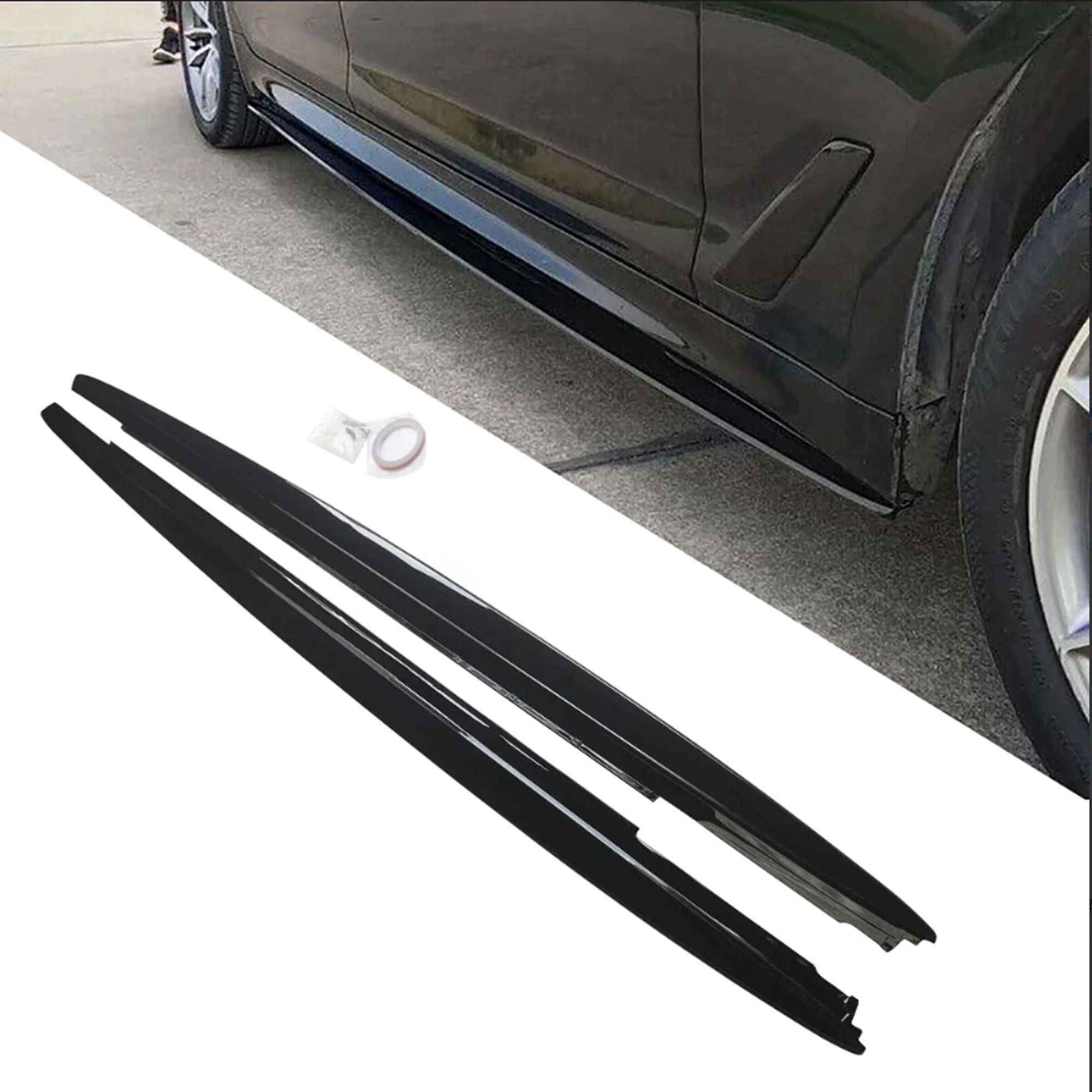 NINTE Side Skirts Extension for 2017-2023 BMW 5 Series G30 G31 M Sport ...