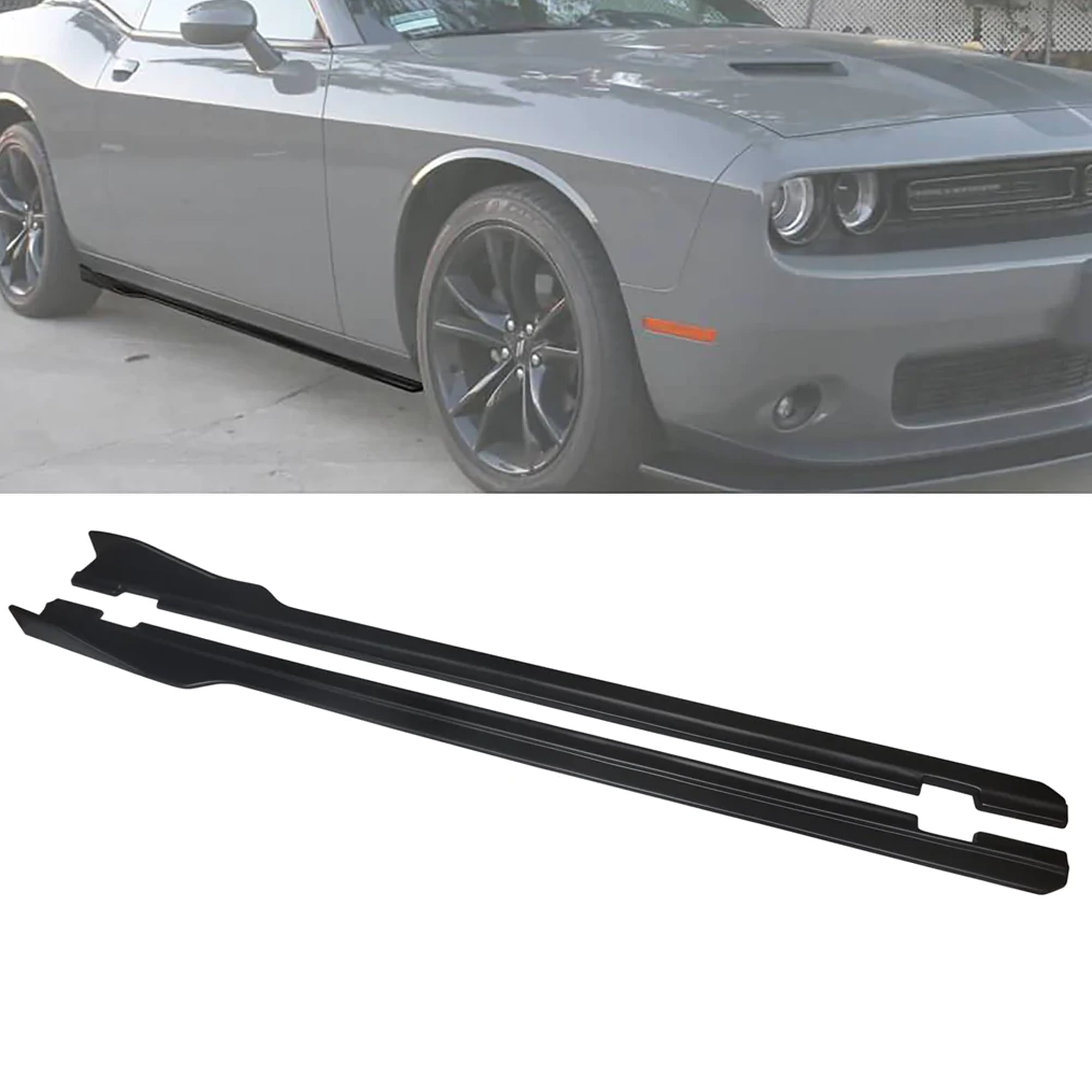 NINTE Side Skirts Panel Extension for 2015-2022 Dodge Challenger SXT ...