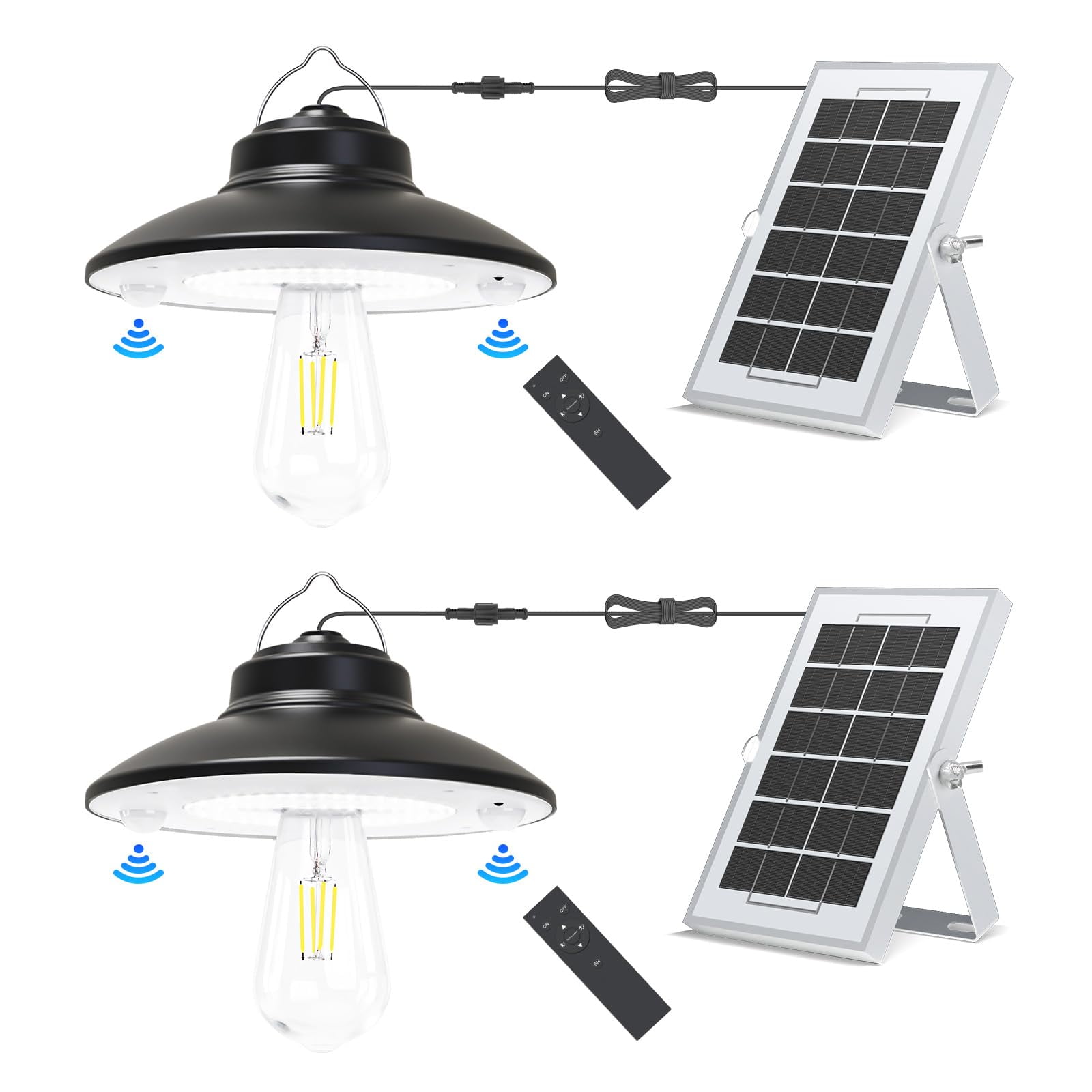 NIORSUN Solar Indoor Outdoor Shed Light with 7000k Whtie 3 Modes ...