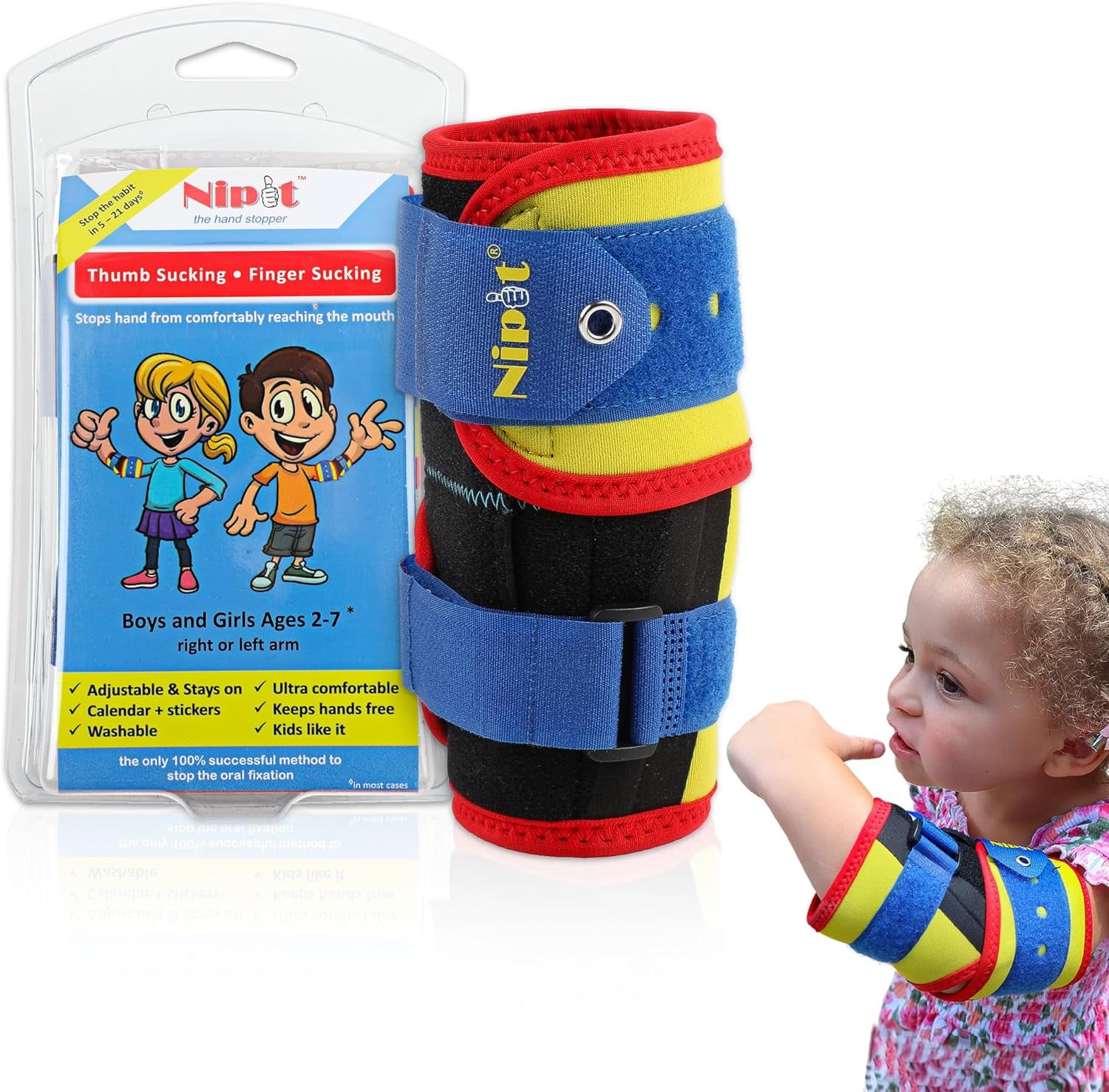 NIPIT (Age 2-7) Thumb Sucking STOP for Kids and Stop Finger Sucking ...