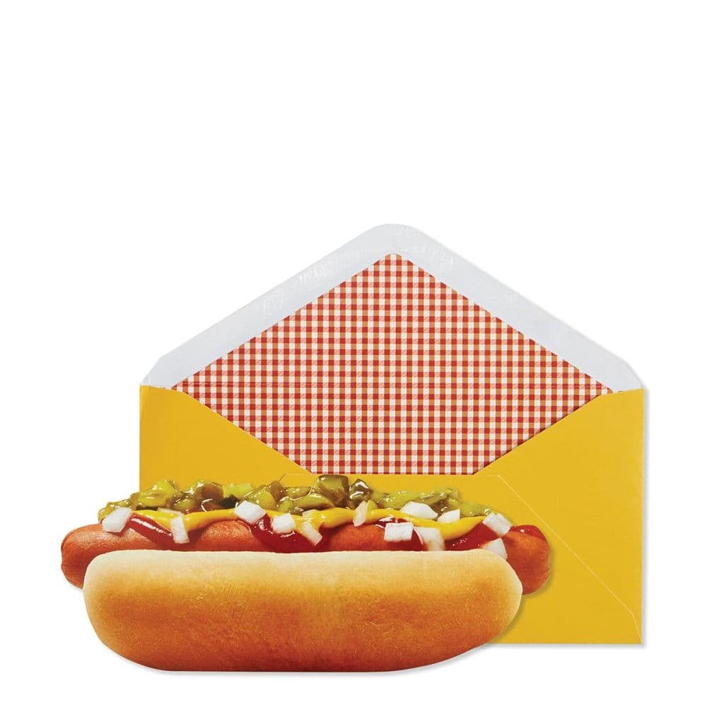 Hot Dog Birthday Card