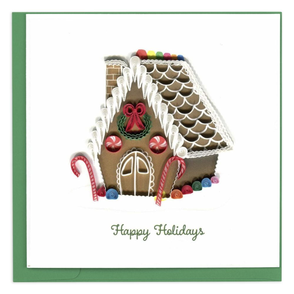 NIQUEA.D, Gingerbread House Christmas Card - Walmart.com