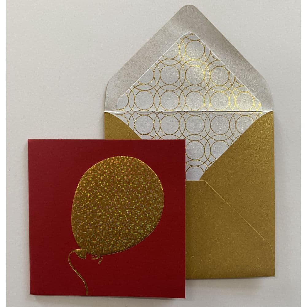 NIQUEA.D, Gold Balloon Enclosure Card - Walmart.com