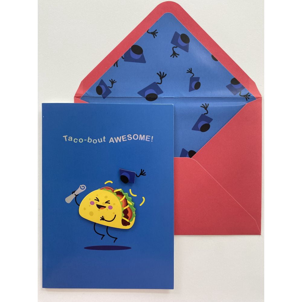 NIQUEA.D, Taco Grad Graduation Card - Walmart.com