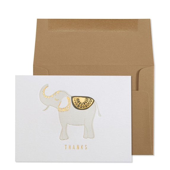 NIQUEA.D, Ton of Thanks Elephant Thank You Card - Walmart.com