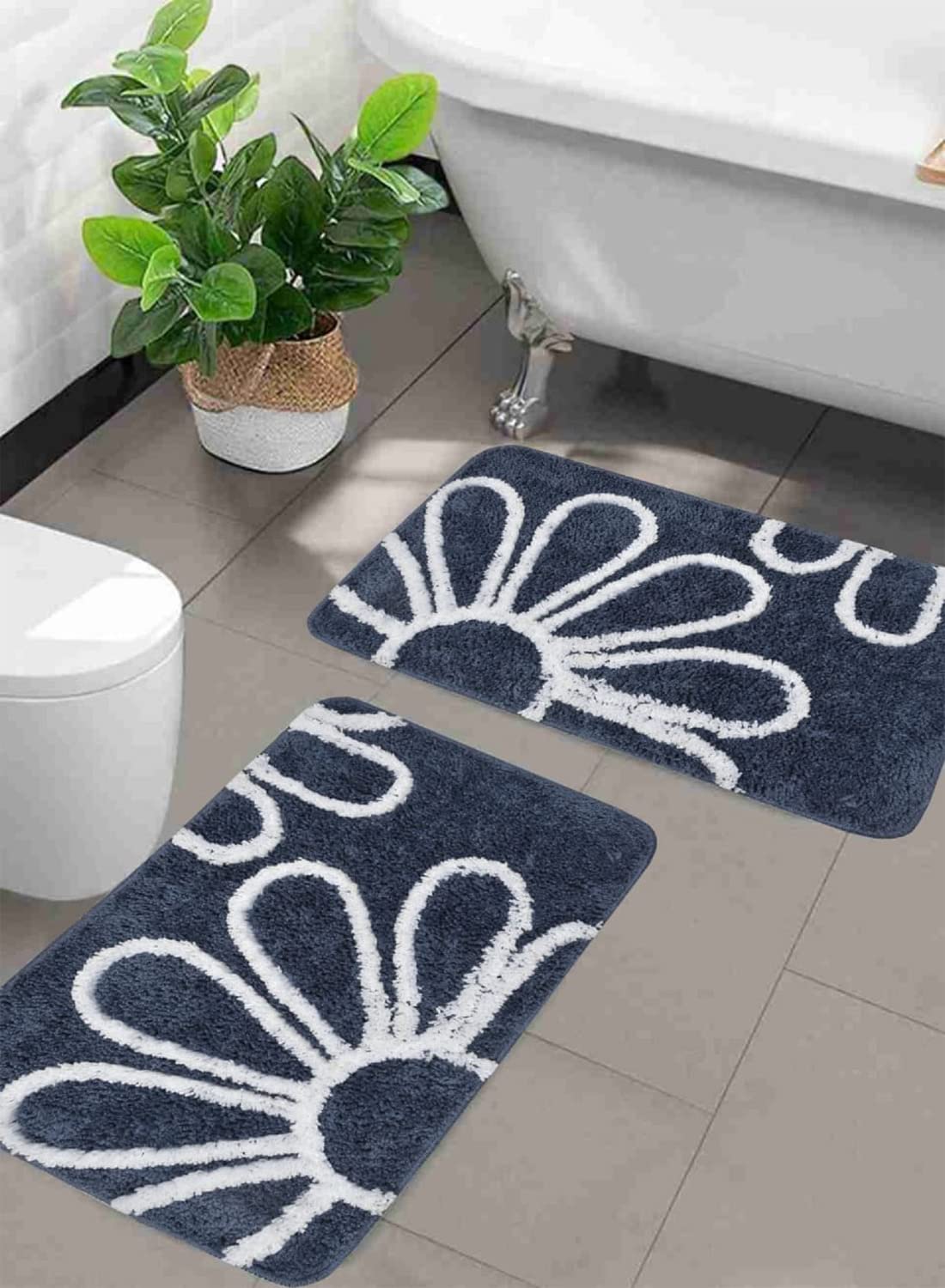 NIRAWALSMicro Fiber Anti Slip Floor Door Mat Entrance Carpet Cushion ...
