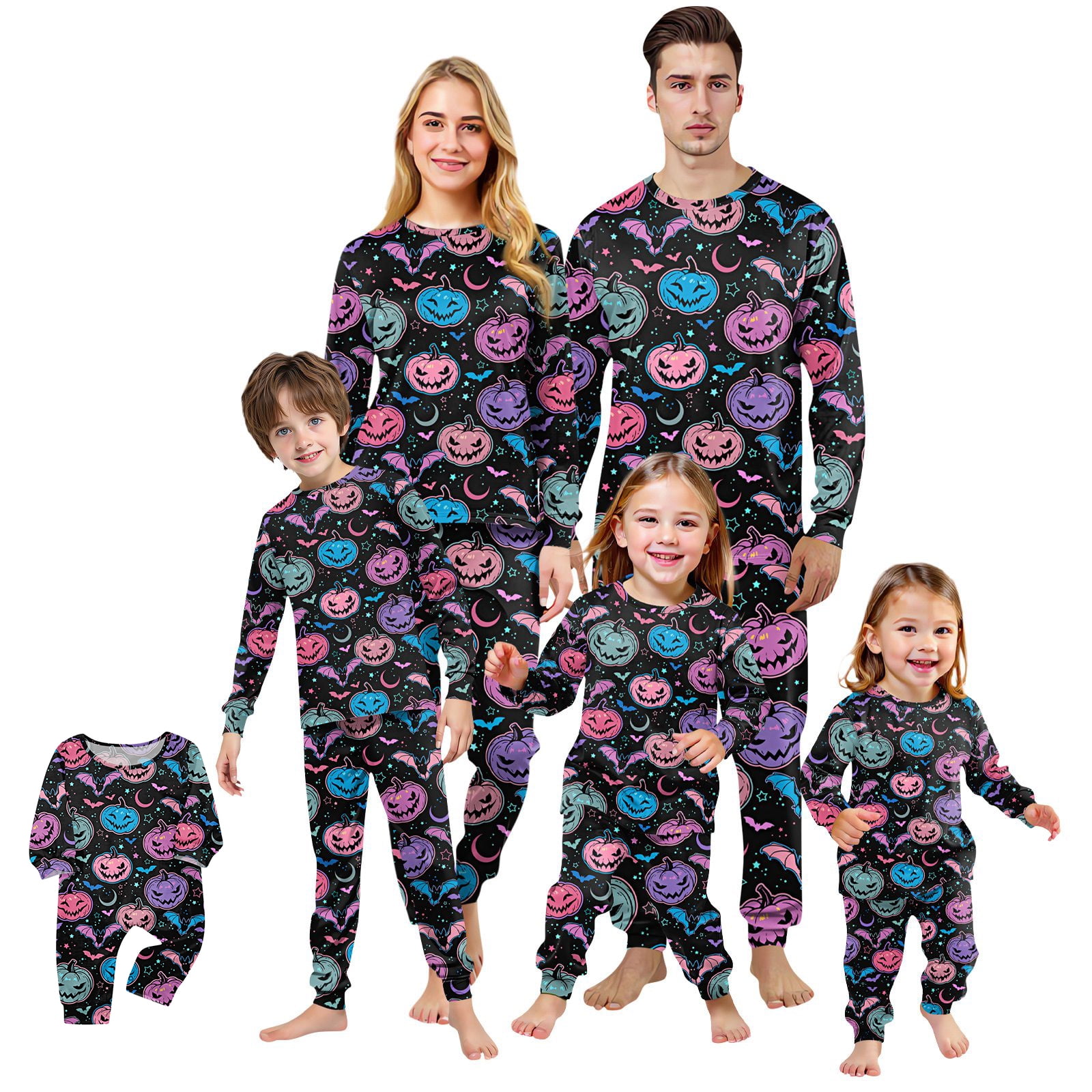 NIRHekf Family Matching Halloween Pajamas Set - 2025 Organic Cotton ...
