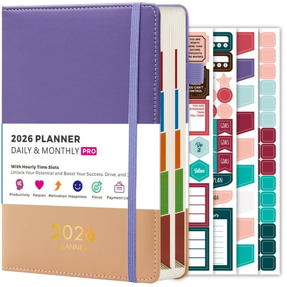 NIRMIRO 2026 Planner: Daily & Monthly Planner with 12 Tabs, January ...