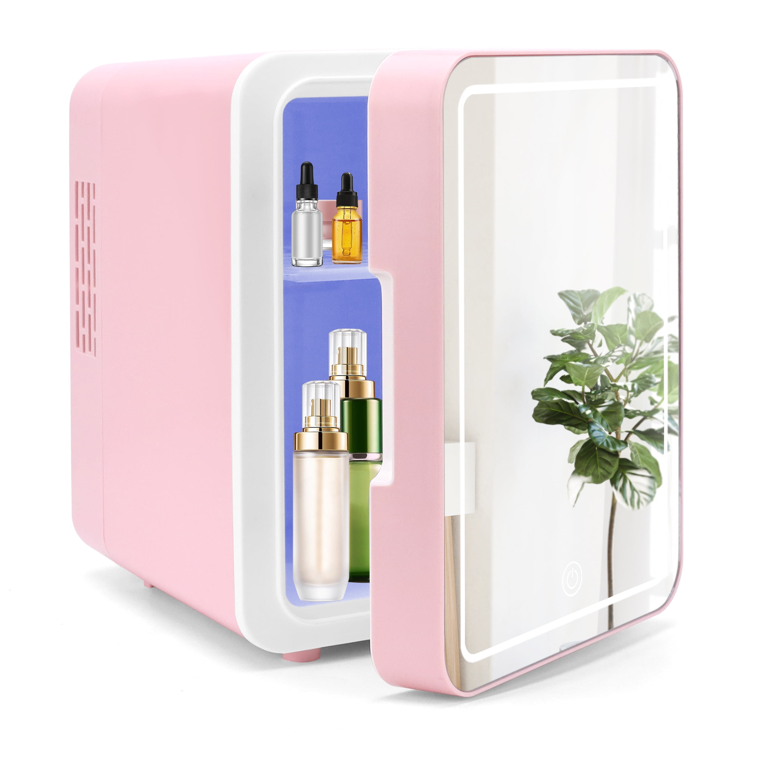 Mirrored Light Up Mini Fridge