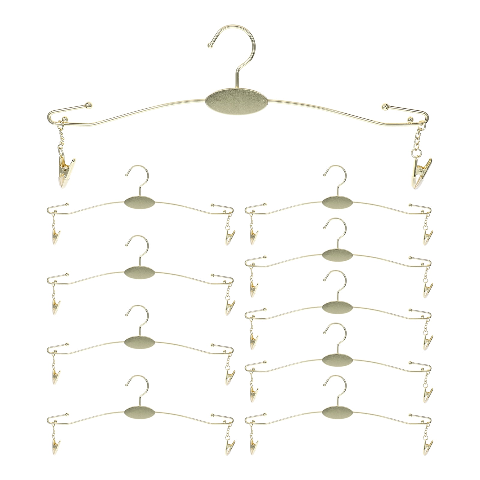 NISHUNA 10pcs Metal Underwear Bra Rack Clothes Hangers Lingerie Shop ...